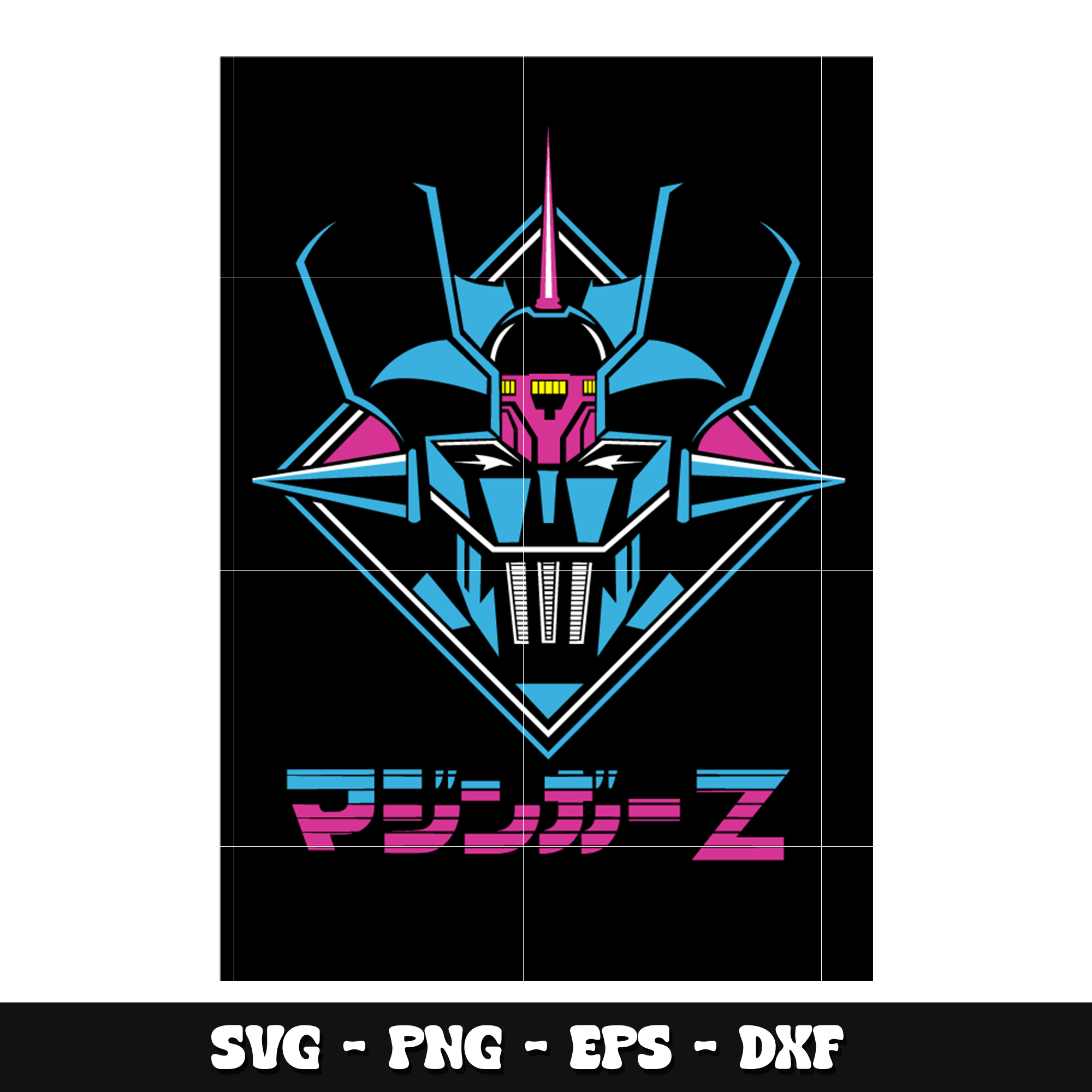 Mazinger z logo svg, anime svg | Inspire Uplift