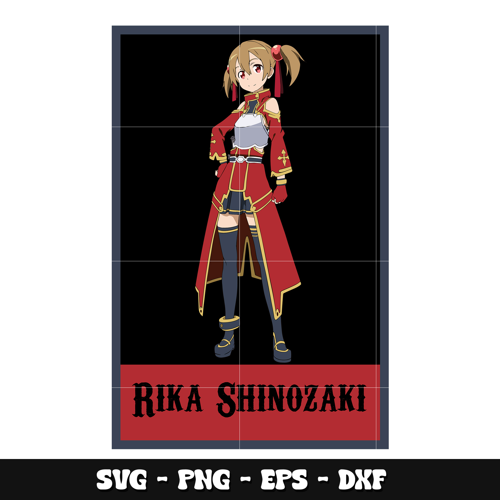 Rika Shinozaki svg, Sword Art Online svg, anime svg | Inspire Uplift