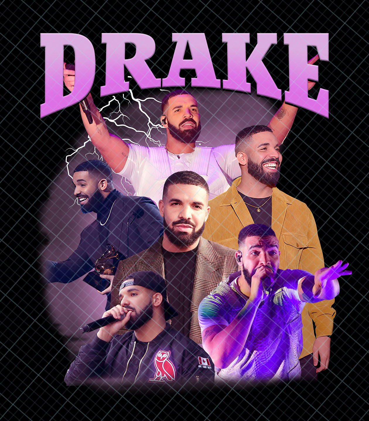 Drake Png, Drake Rapper T-Shirt Design, It's All A Blur Tour | Inspire ...