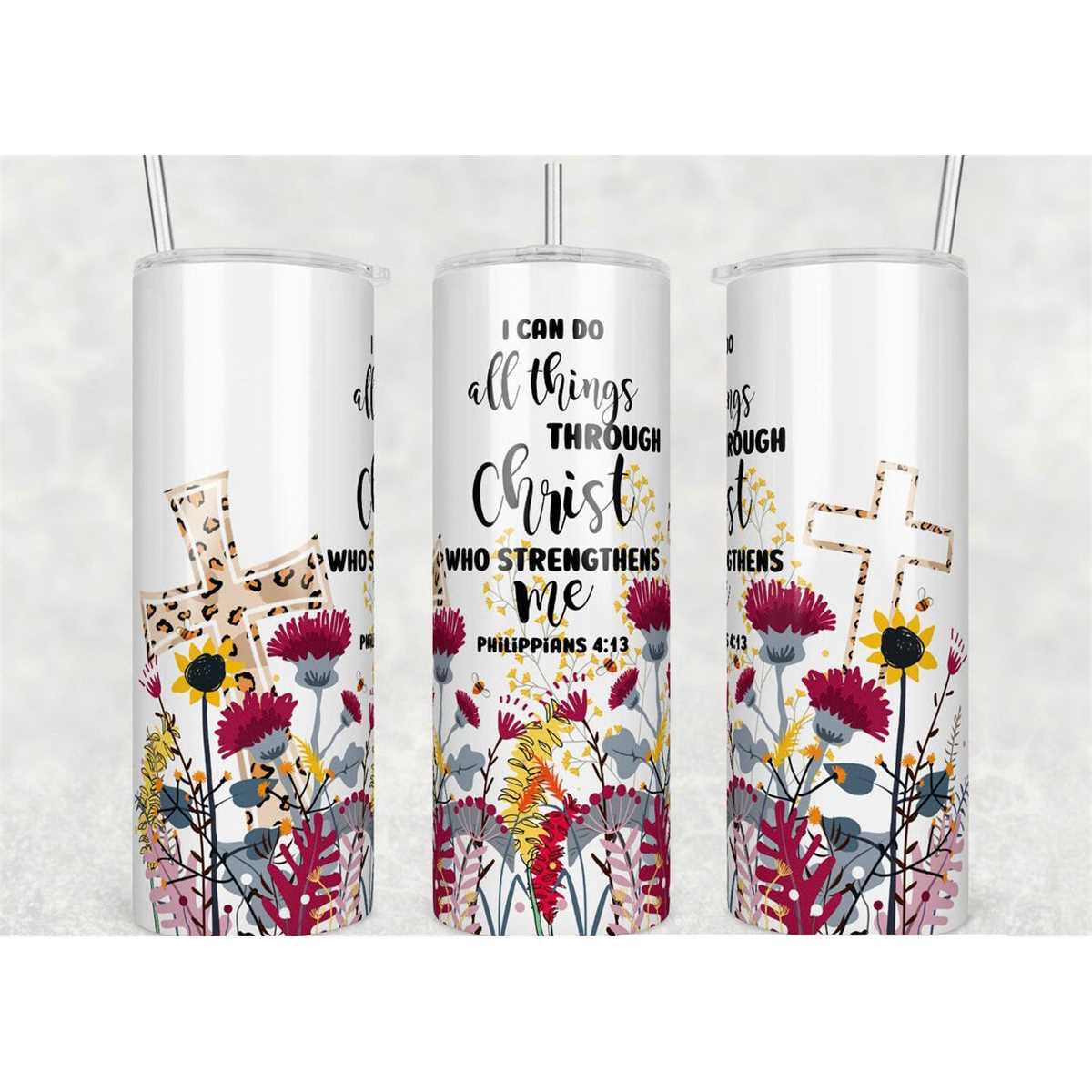 Bible Verse Tumbler | Inspire Uplift