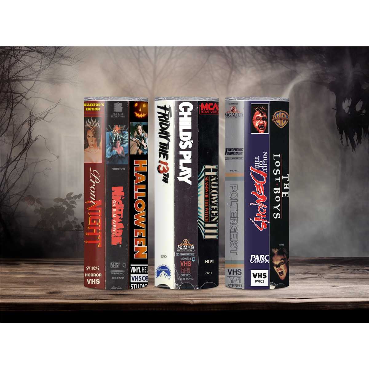 Cult Classic Horror Movie VHS Halloween Tumbler,Scary Movie | Inspire ...