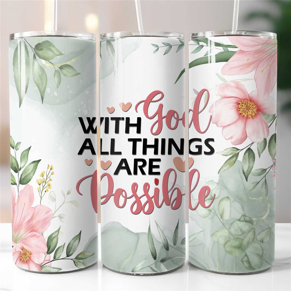 Bible Verse Tumbler Sublimation Transfer Ready To Press Chr | Inspire ...