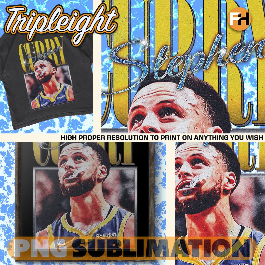 Steph Curry Vintage Retro Bootleg Inspired - Basketball Subl | Inspire ...