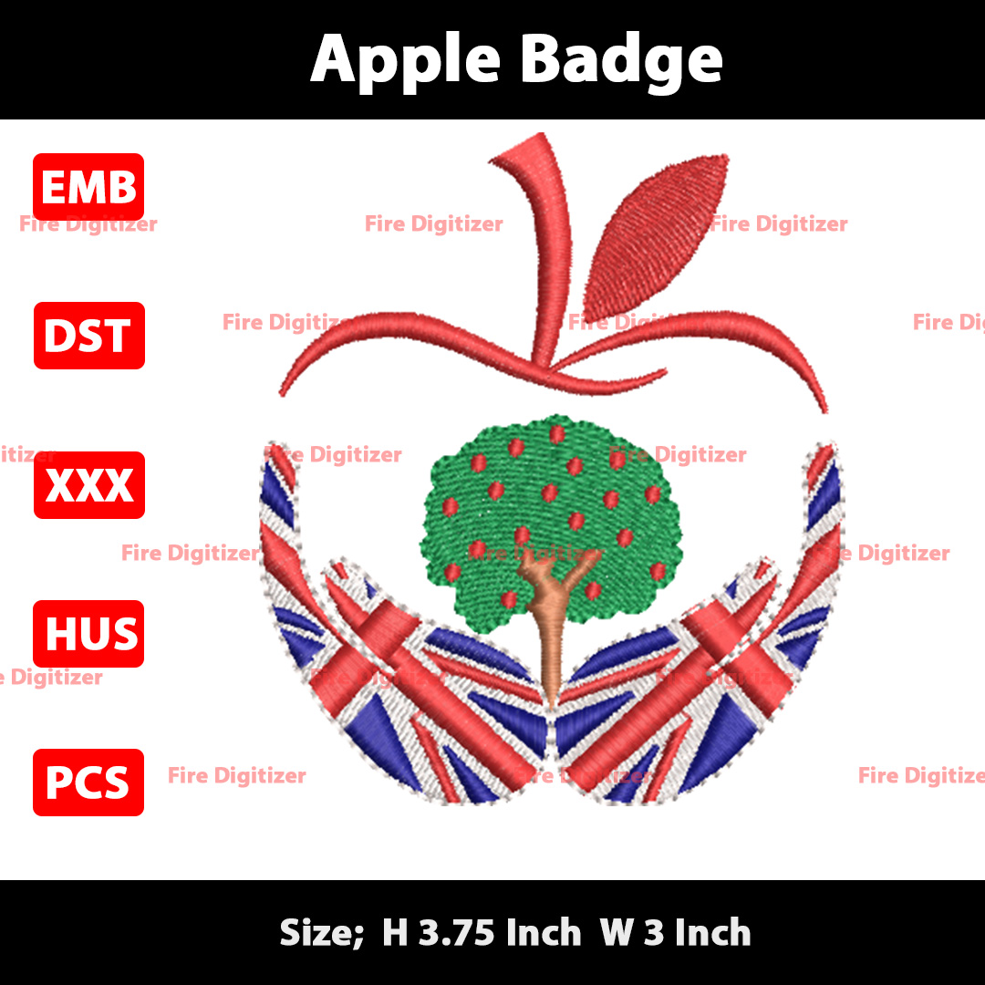 Apple logo badge American Design | Inspire Uplift