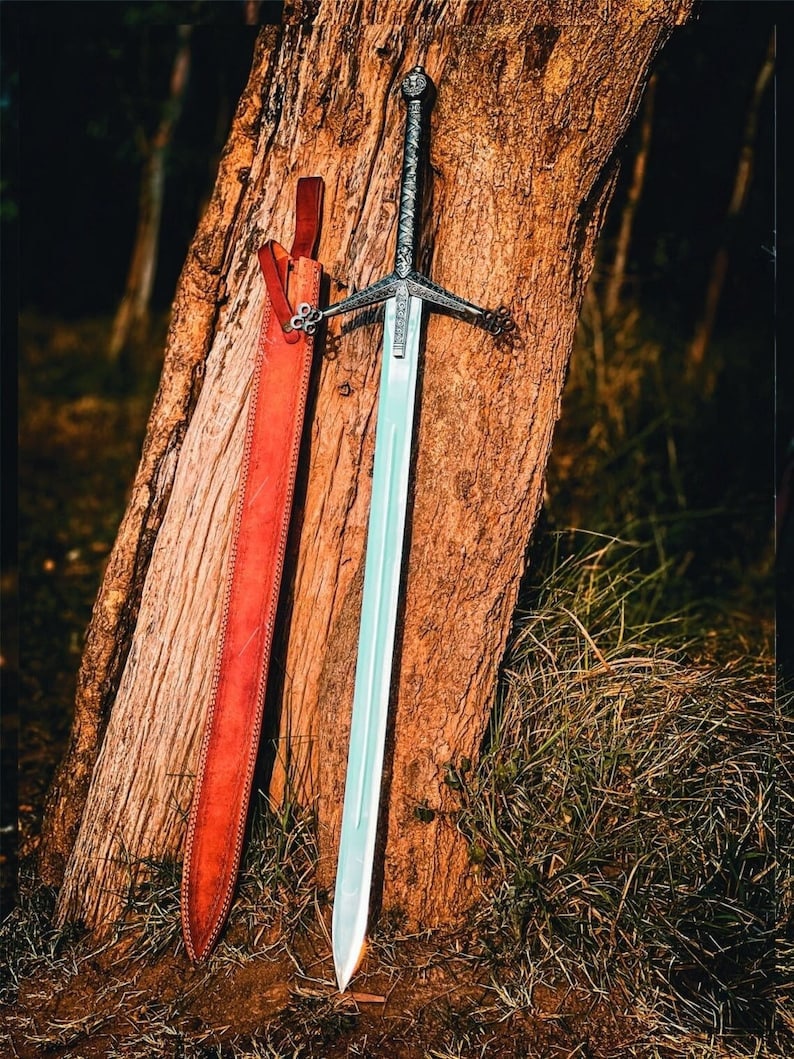 Claymore Sword Medieval Sword Cosplay Sword With Sheath Gift | Inspire ...