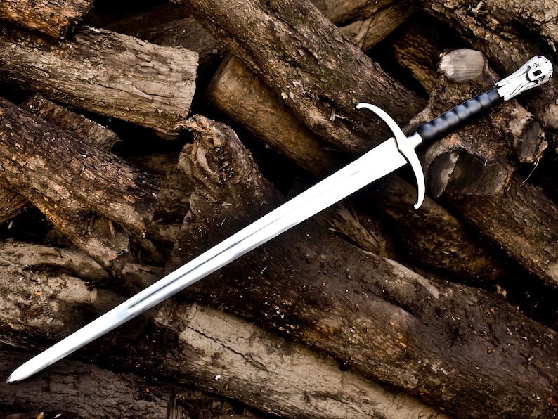 LongClaw Sword | Game OF Thrones | Jon Snow | Damascus Steel | Inspire ...