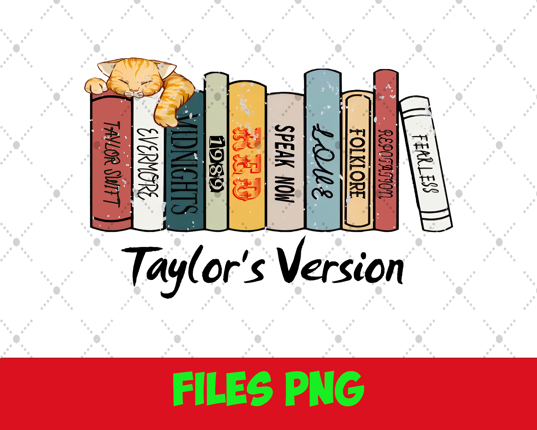 Taylor Swiftie Books Png, Taylor Swiftie Album as Books Png, | Inspire ...