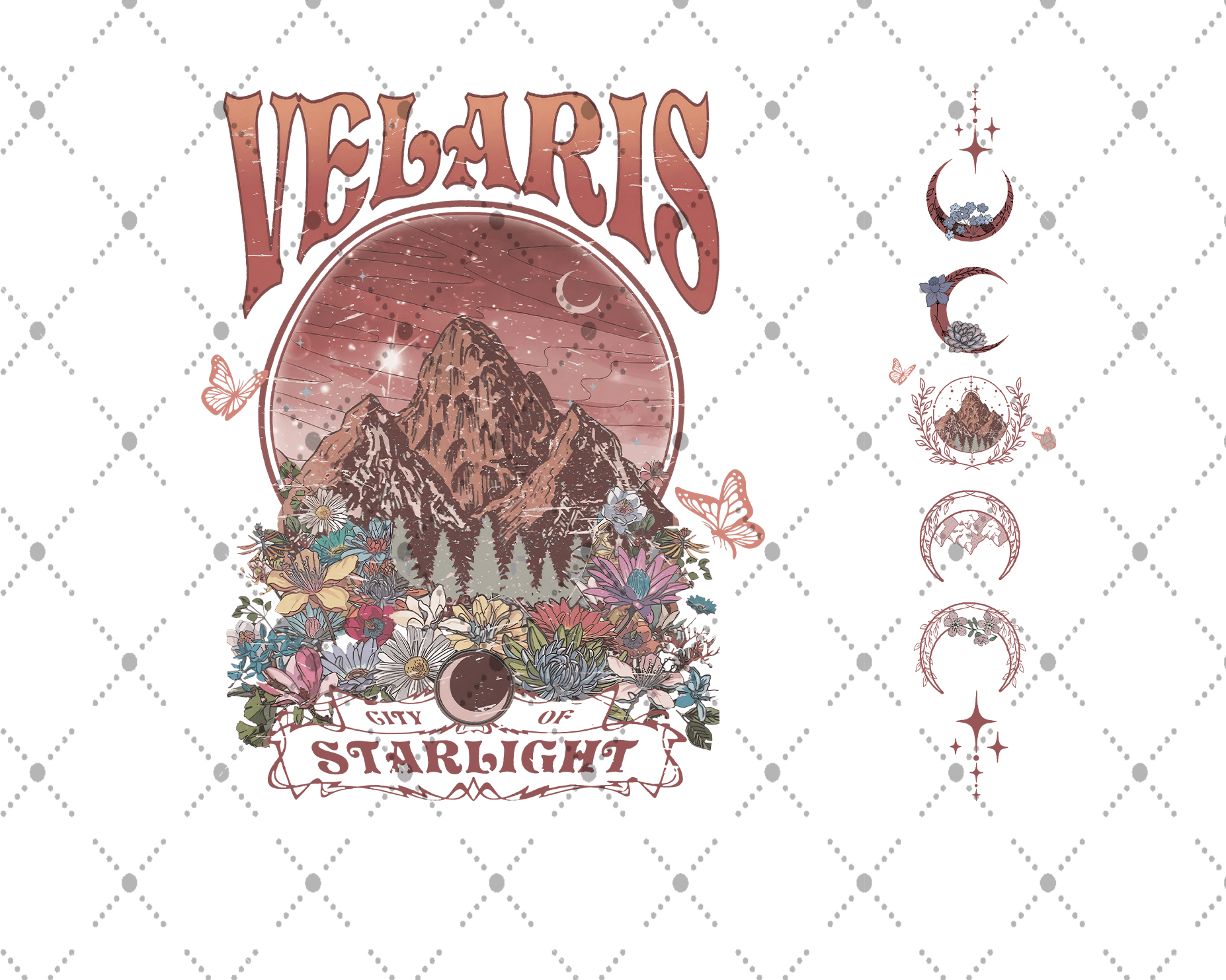 ACOTAR Velaris 2 Sided Png, Velaris City Of Starlight Png, A - Inspire ...