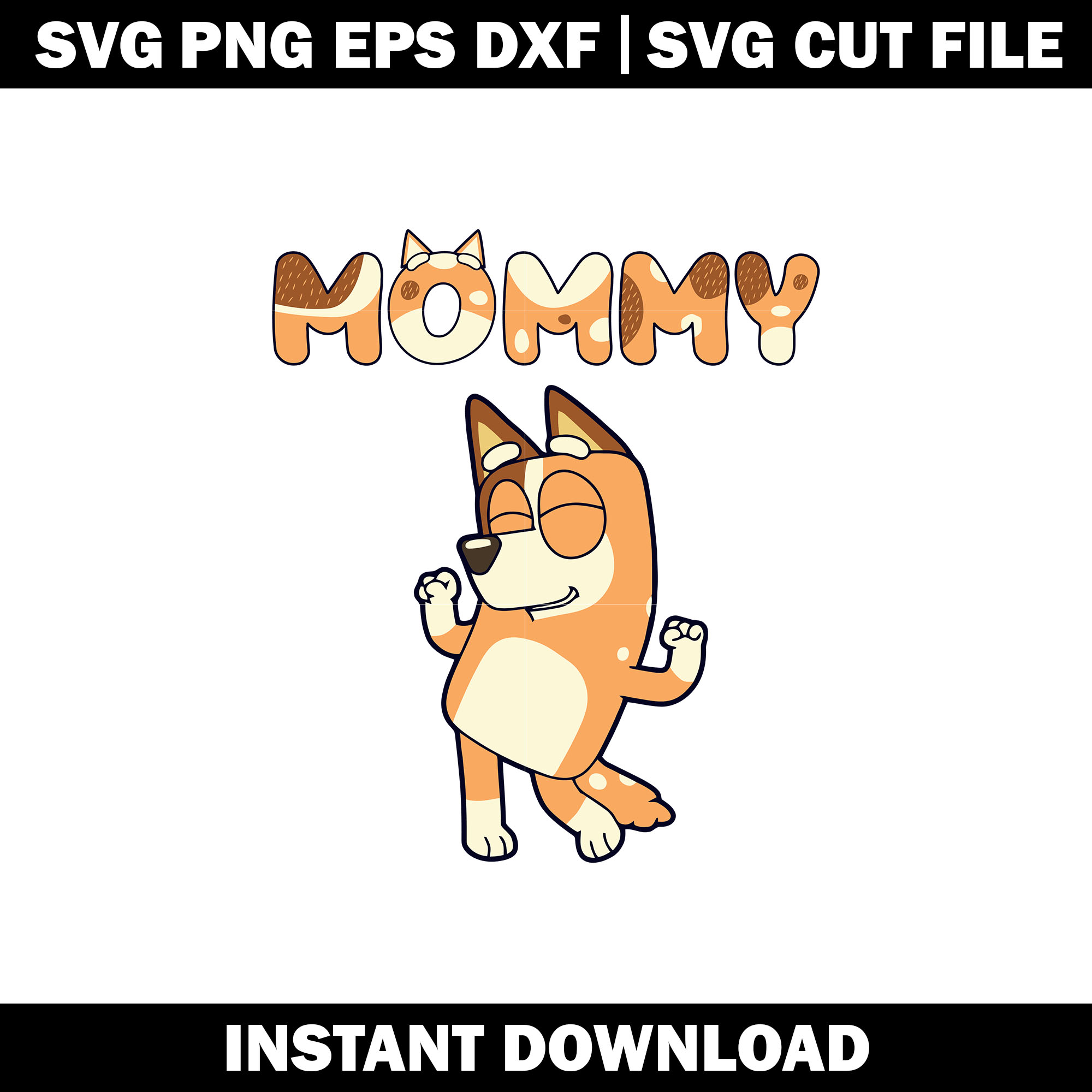 bluey mommy life svg,Bluey cartoon svg, logo file svg, carto | Inspire ...