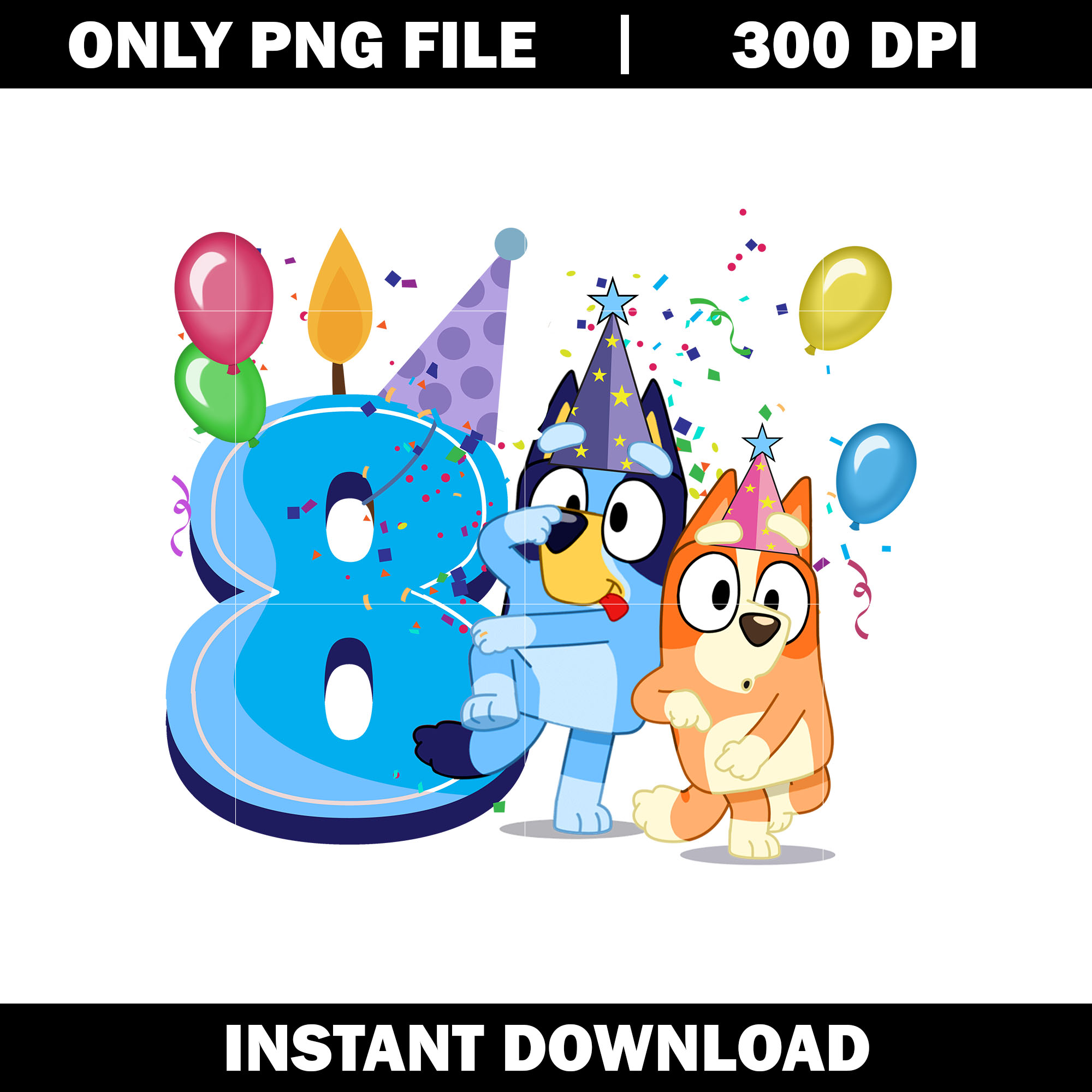 Bluey Bingo Birthday Png, Bluey Birthday Png, Bluey Png, Car