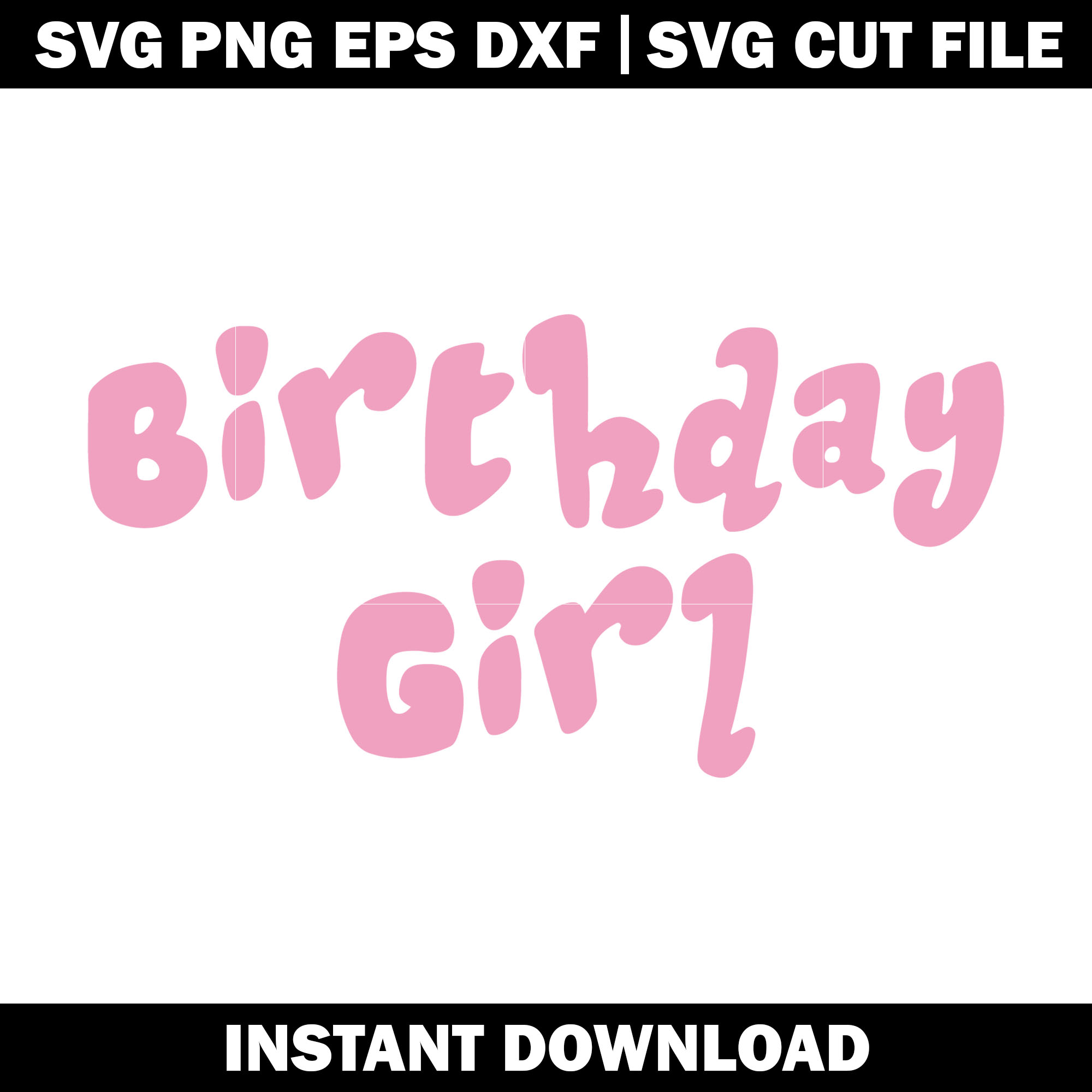 Bluey happy birthday girl svg, Bluey cartoon svg, logo file | Inspire ...