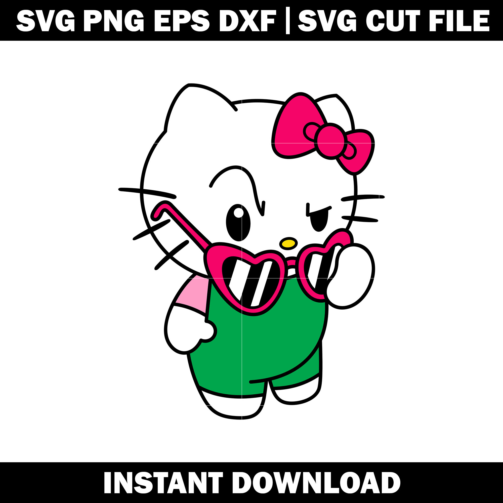 Sassy Hello Kitty svg, Bluey cartoon svg, logo file svg, car | Inspire ...