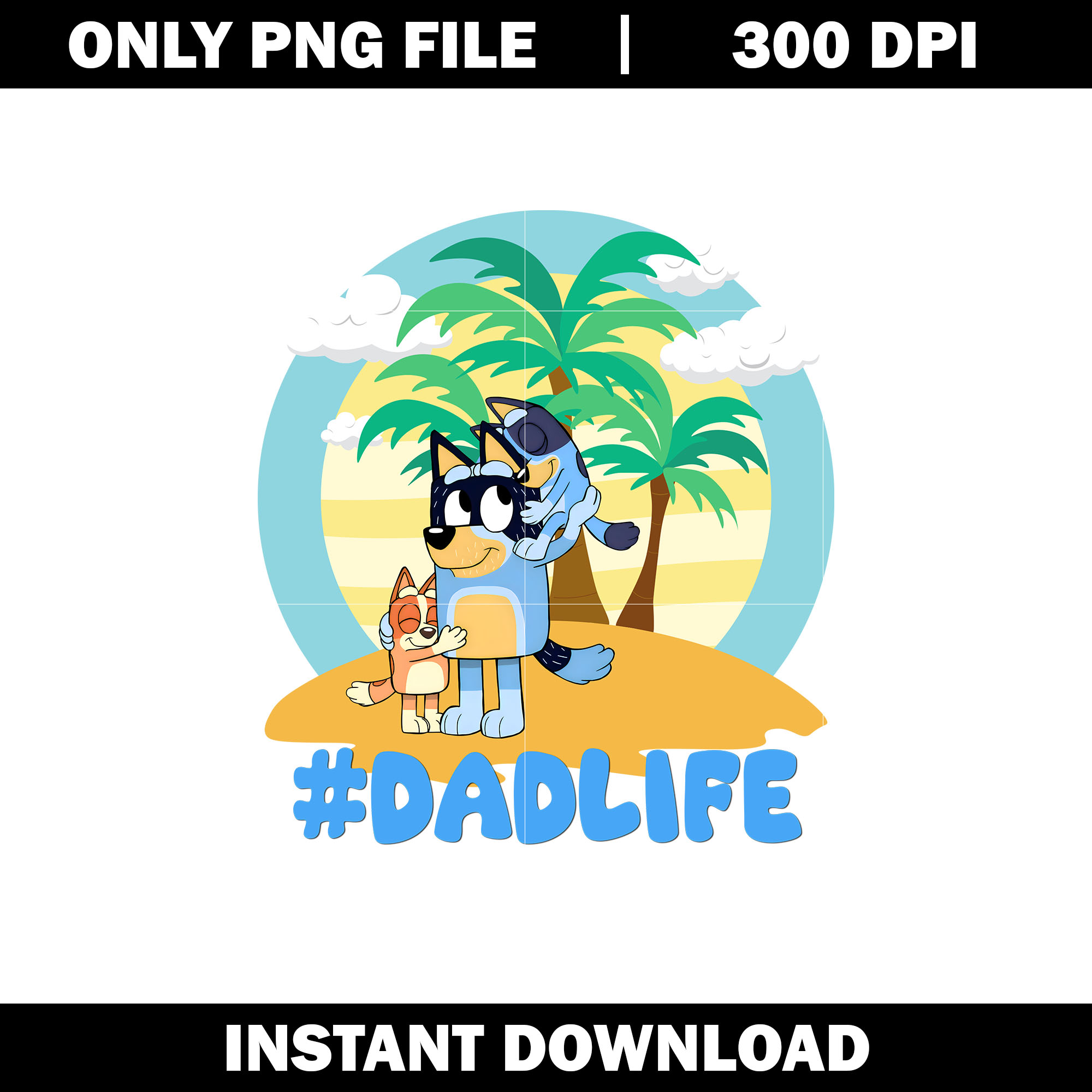 Bluey bandit dad life cartoon png, Bluey cartoon png, logo f - Inspire ...
