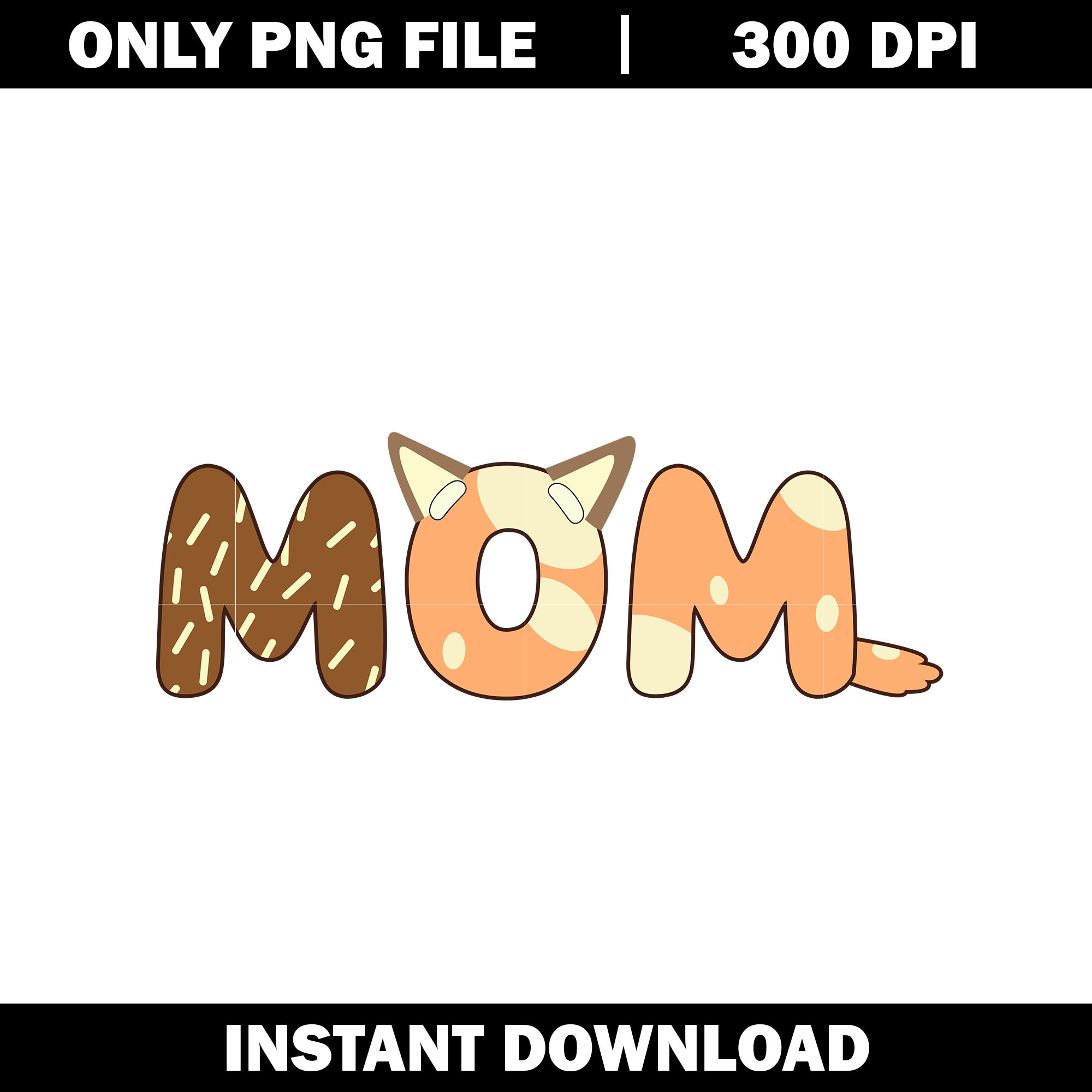 Bluey Mom png, Bluey cartoon png, logo file png, cartoon png | Inspire ...