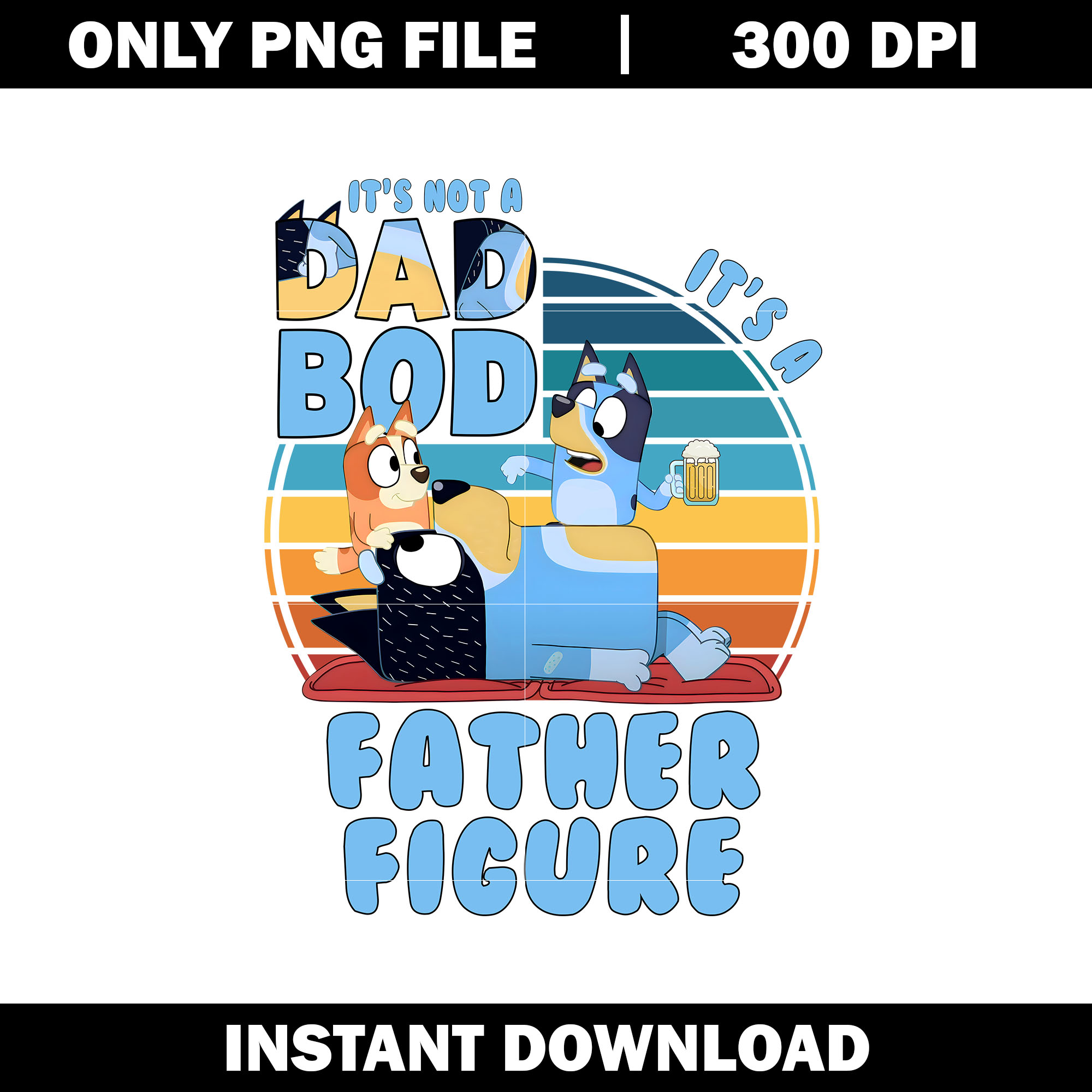 Bluey dad cartoon family png, logo file png, cartoon png, lo - Inspire ...