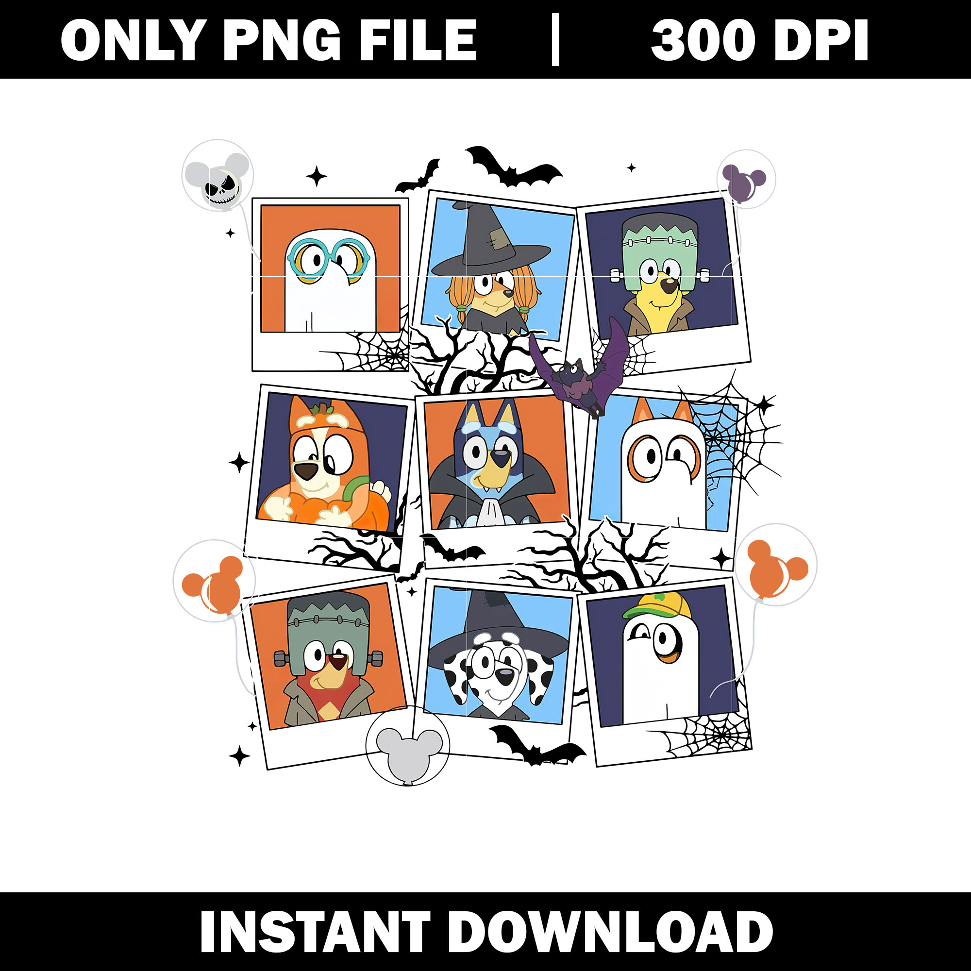 Bluey And Friend Halloween Png, Bluey Png, Bluey friends P p - Inspire ...