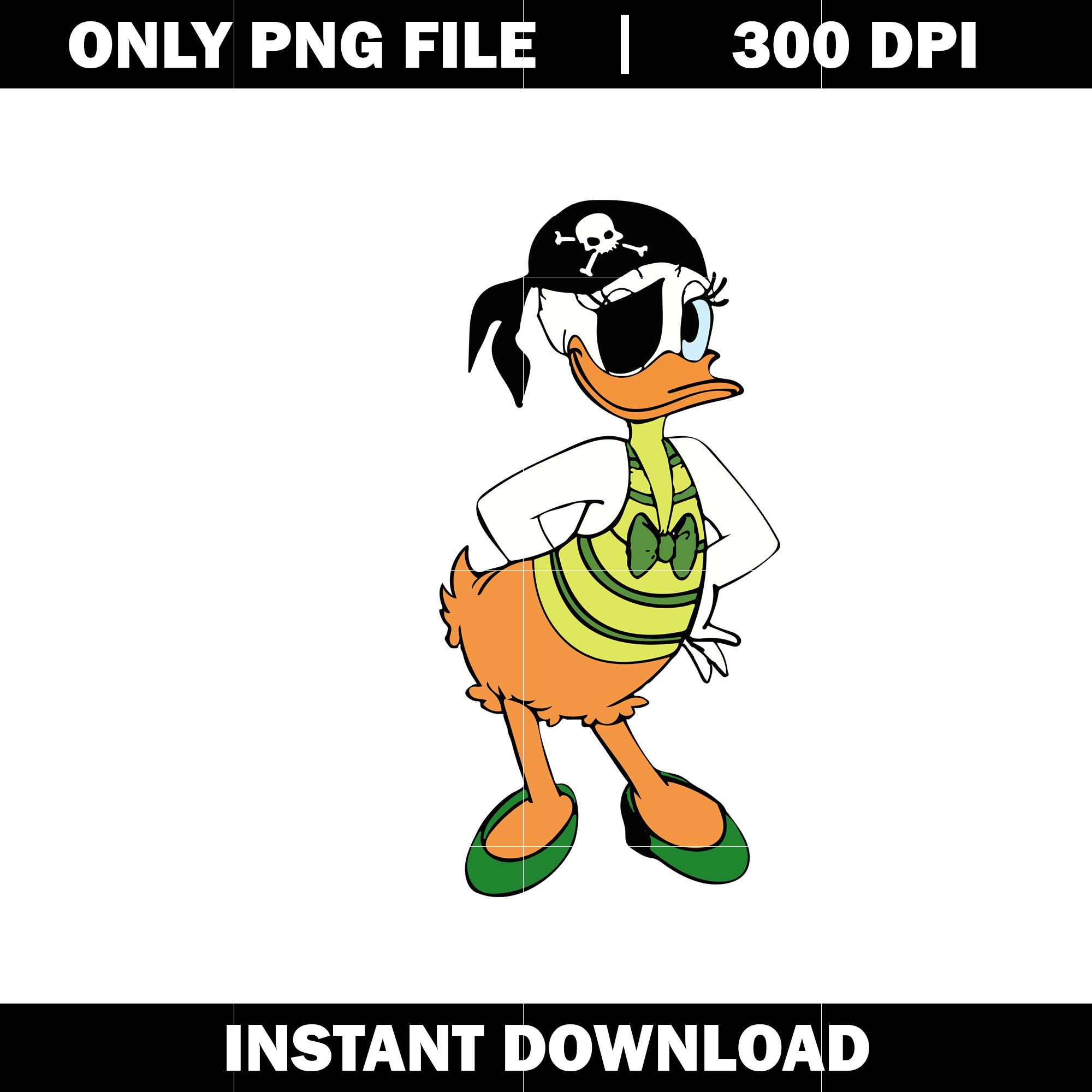 pirate daisy png, Donald duck png,disney vacation png, logo | Inspire ...
