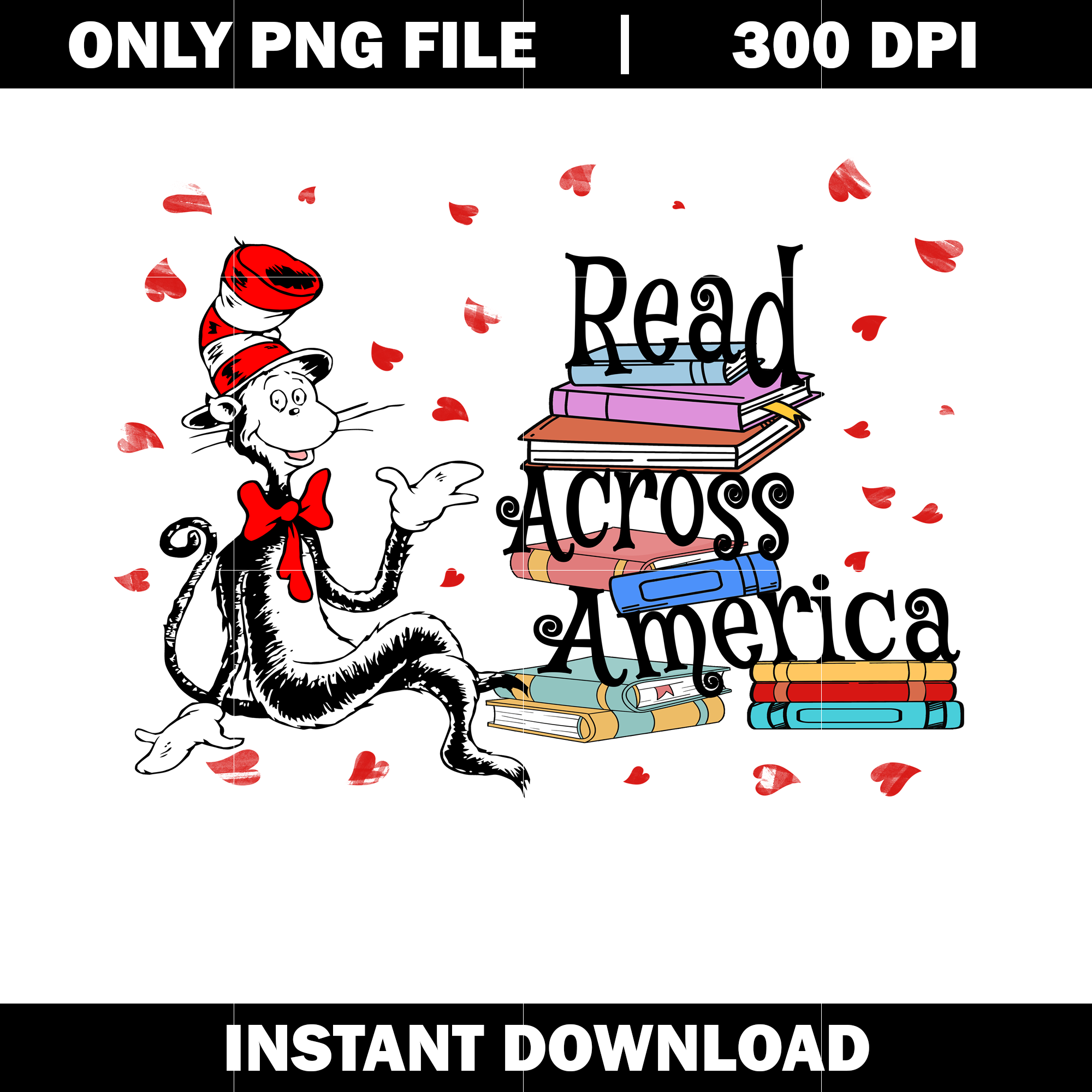 Read Across America png, Dr Seuss png, logo shirt png, logo - Inspire ...