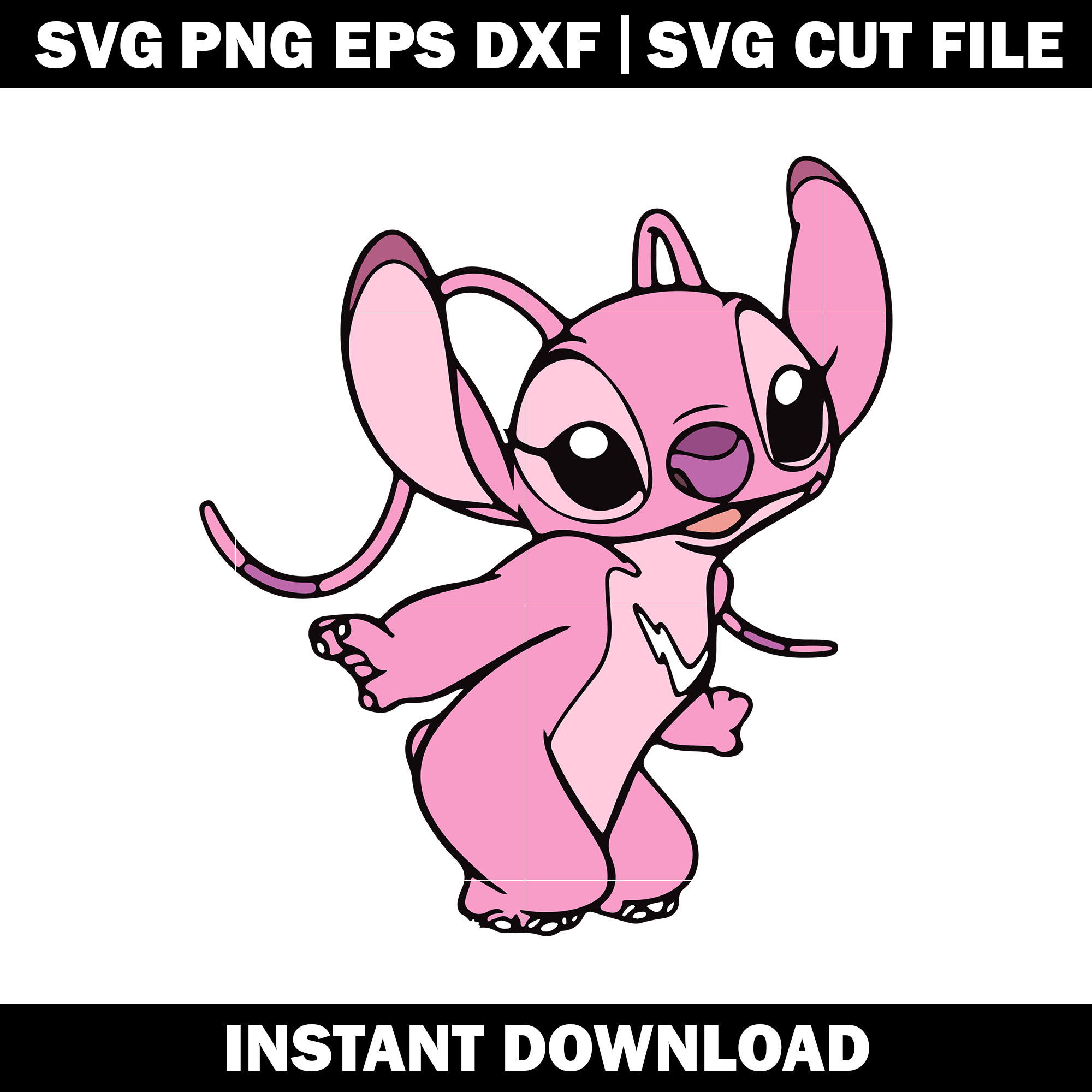 Stitch Angel valentine' svg, stitch svg, Disney svg, logo sh | Inspire ...