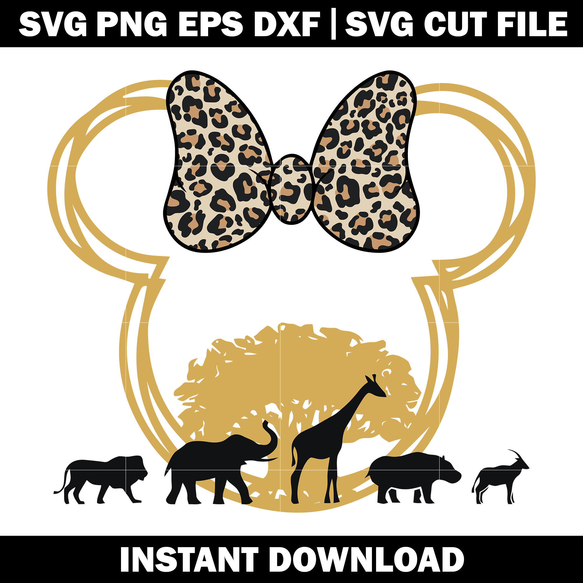 Minnie animal kingdom svg, minnie svg, Disney svg, logo shir - Inspire ...