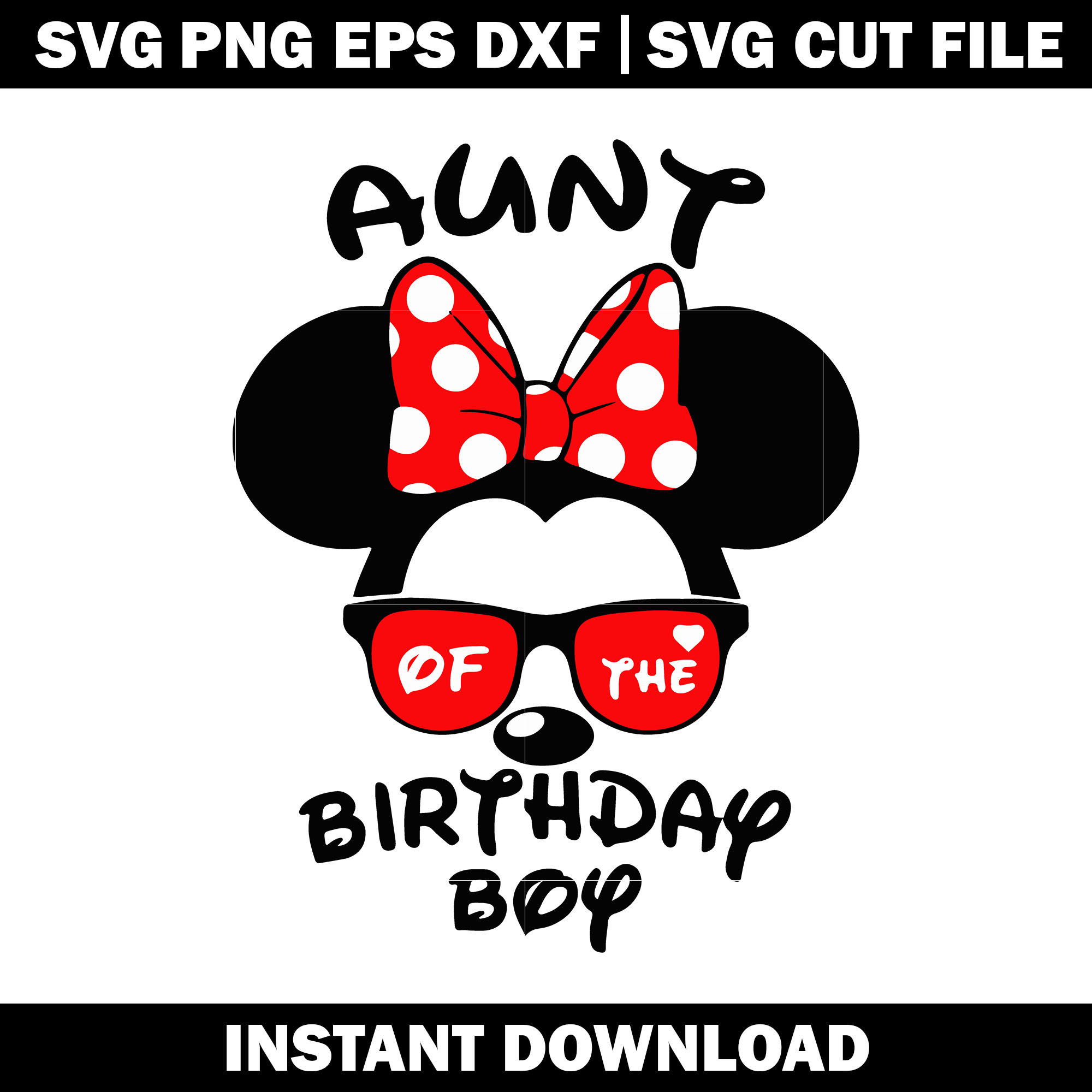 Aunt mouse svg, minnie mouse head svg, Disney svg, logo shir | Inspire ...