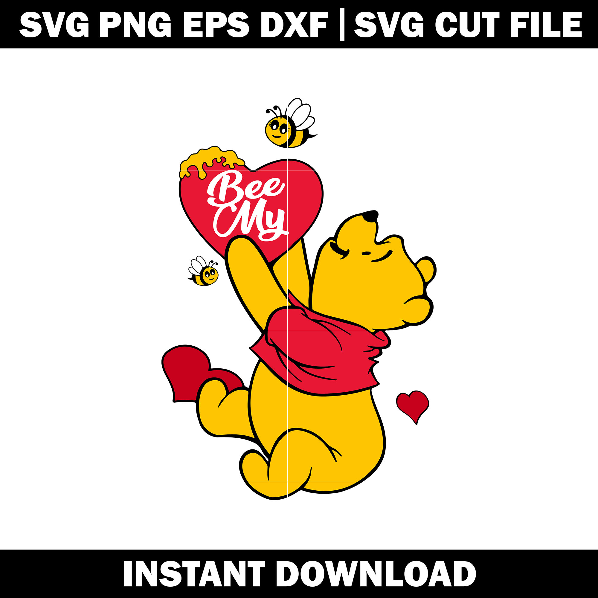 Bee mine svg, Winnie The Pooh svg, bluey svg, Disney svg, lo - Inspire ...