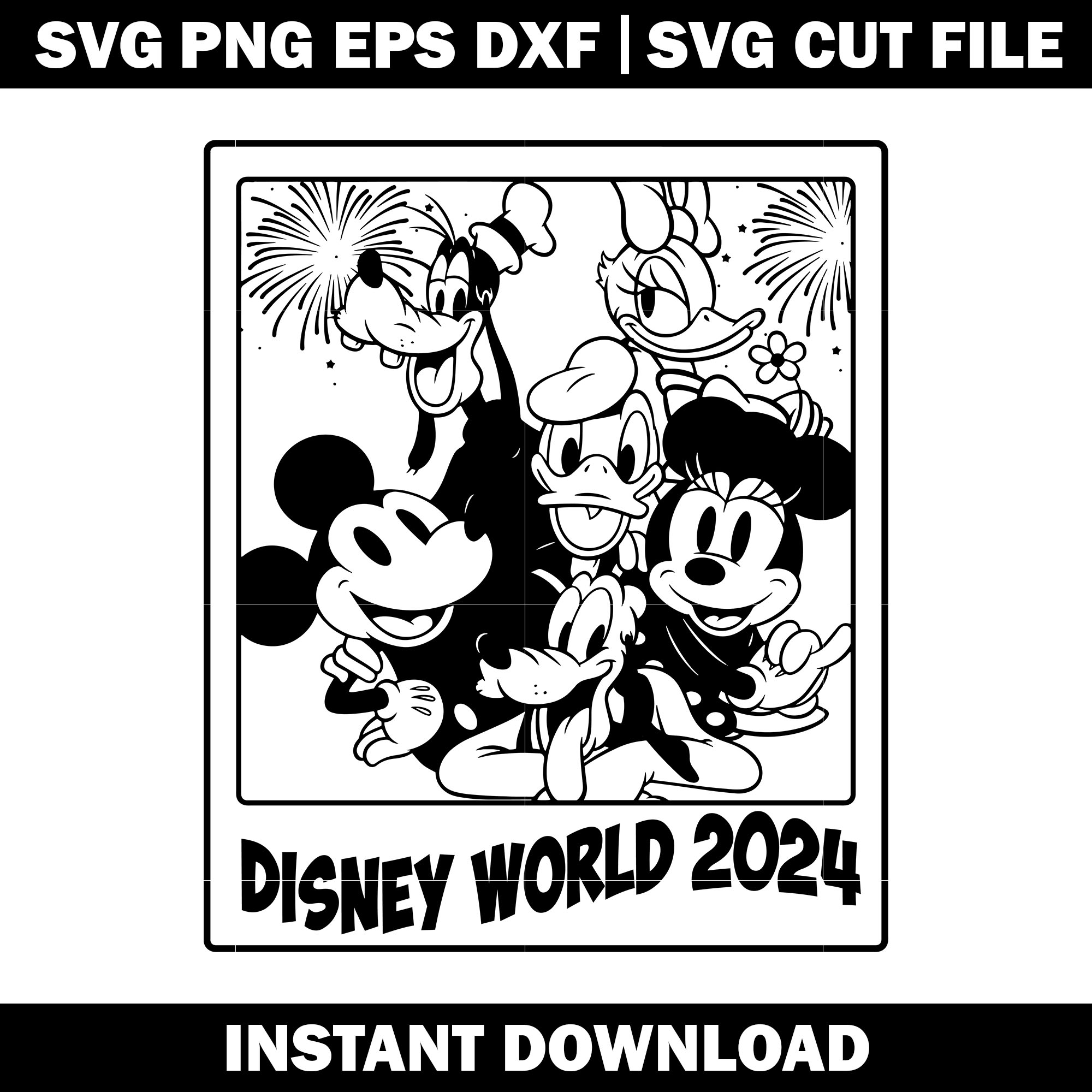 disney world 2024 svg, mickey and friends svg, Disney vacati | Inspire ...