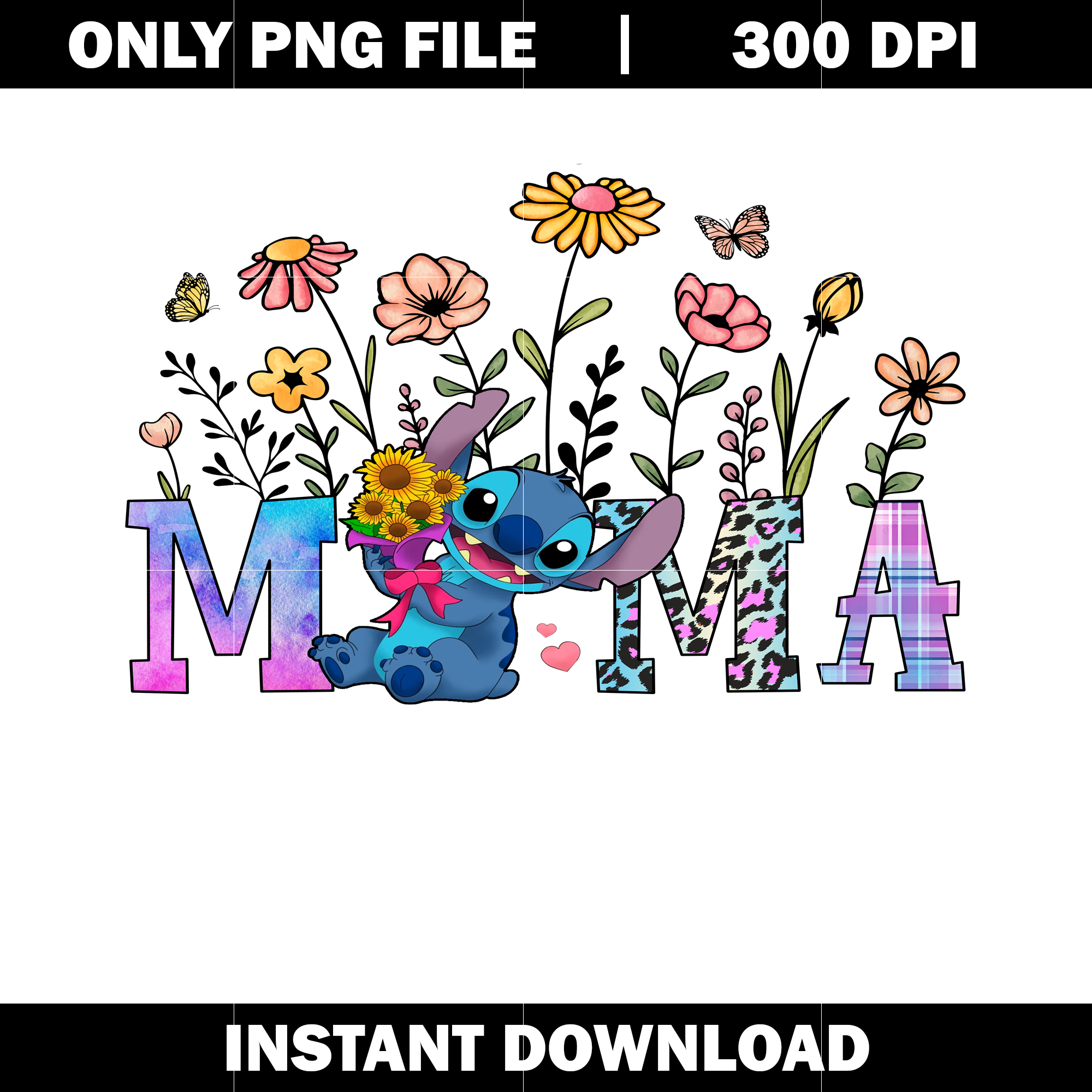 Mama png, Disney stitch png, Disney vacation png, logo shirt | Inspire ...