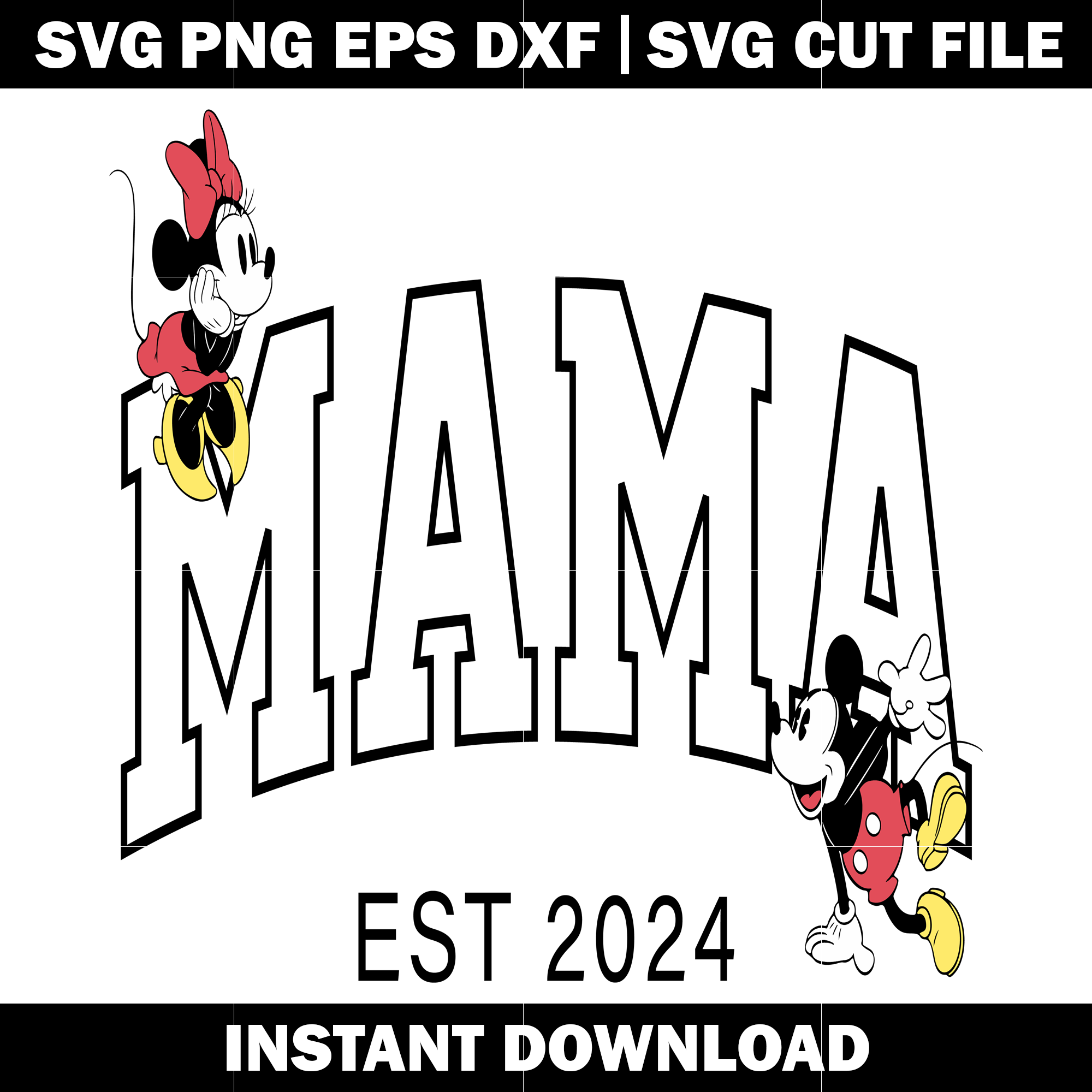 Mama svg, Mickey mouse svg, Disney vacation svg, logo shirt | Inspire ...