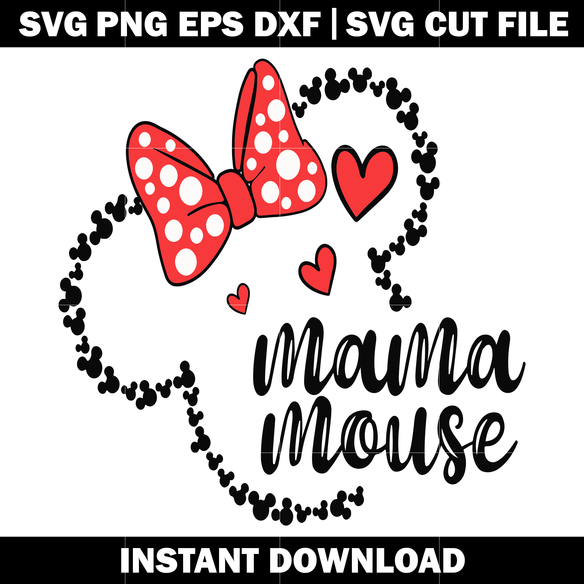 Ma ma mouse svg, minnie mouse svg, Disney vacation svg, logo - Inspire ...
