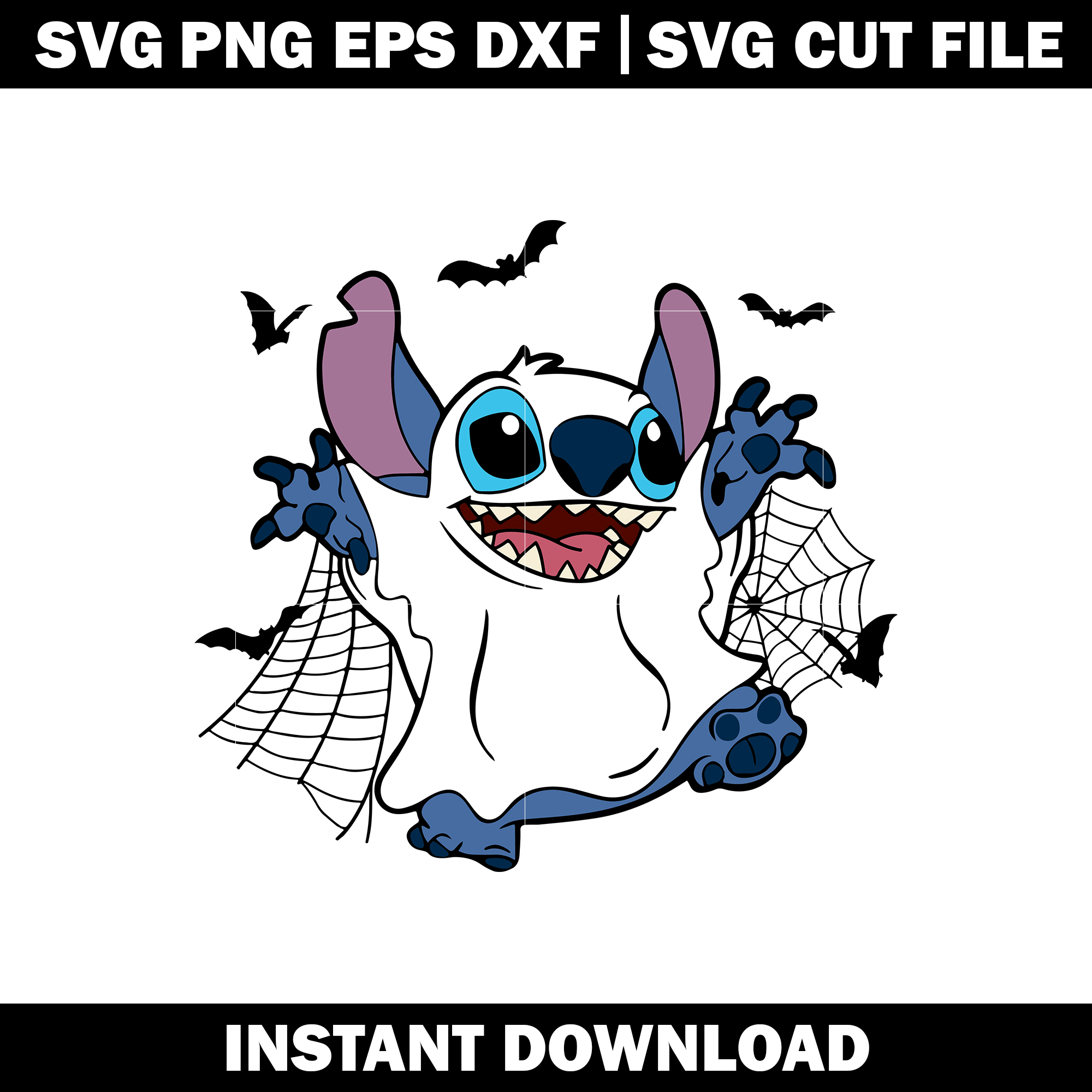 Disney Stitch Ghost svg, Disney halloween svg, logo shirt sv | Inspire ...