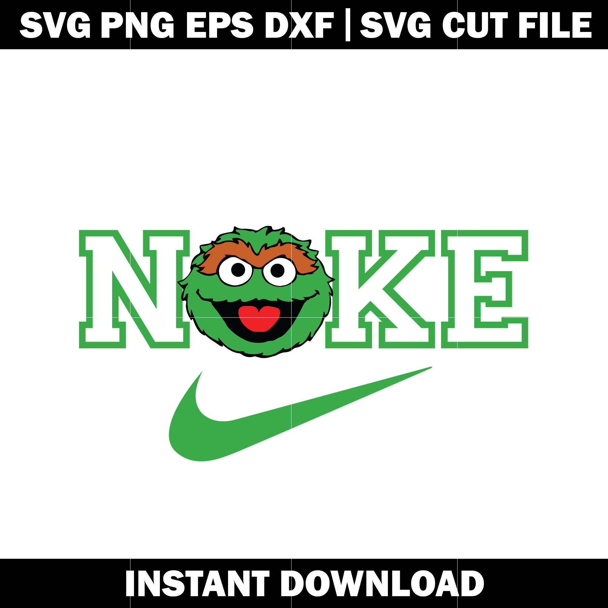 Elmo sesame street ninja nike svg, hello kitty svg, logo nik | Inspire ...
