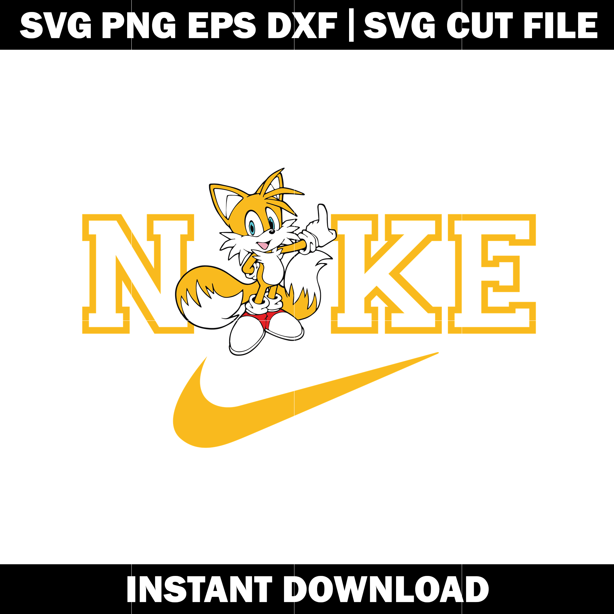 How to Draw Tails nike svg, Tails svg, Logo Brand svg, carto | Inspire ...