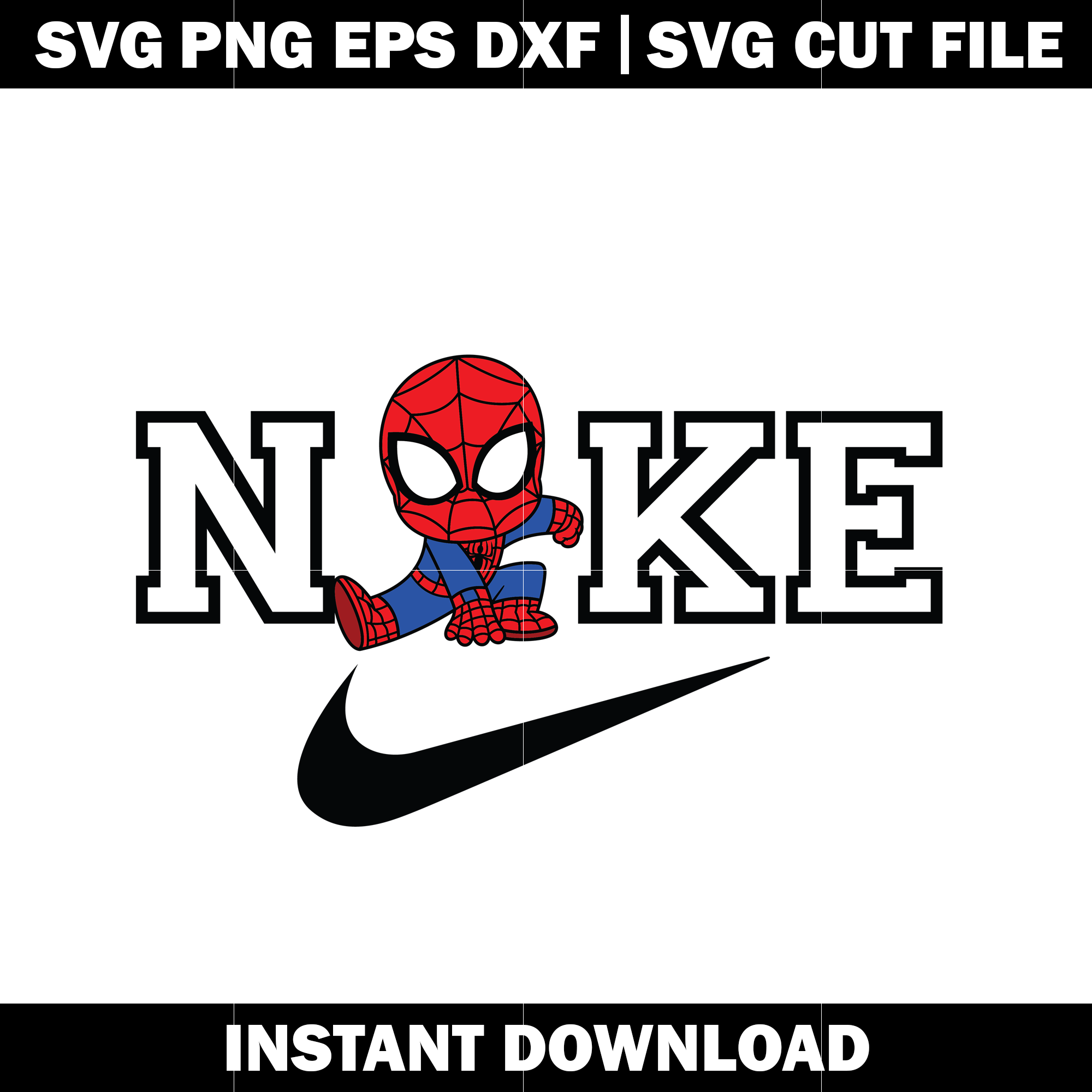 nike Spiderman svg, Logo Brand svg, cartoon svg, Nike svg, l | Inspire ...