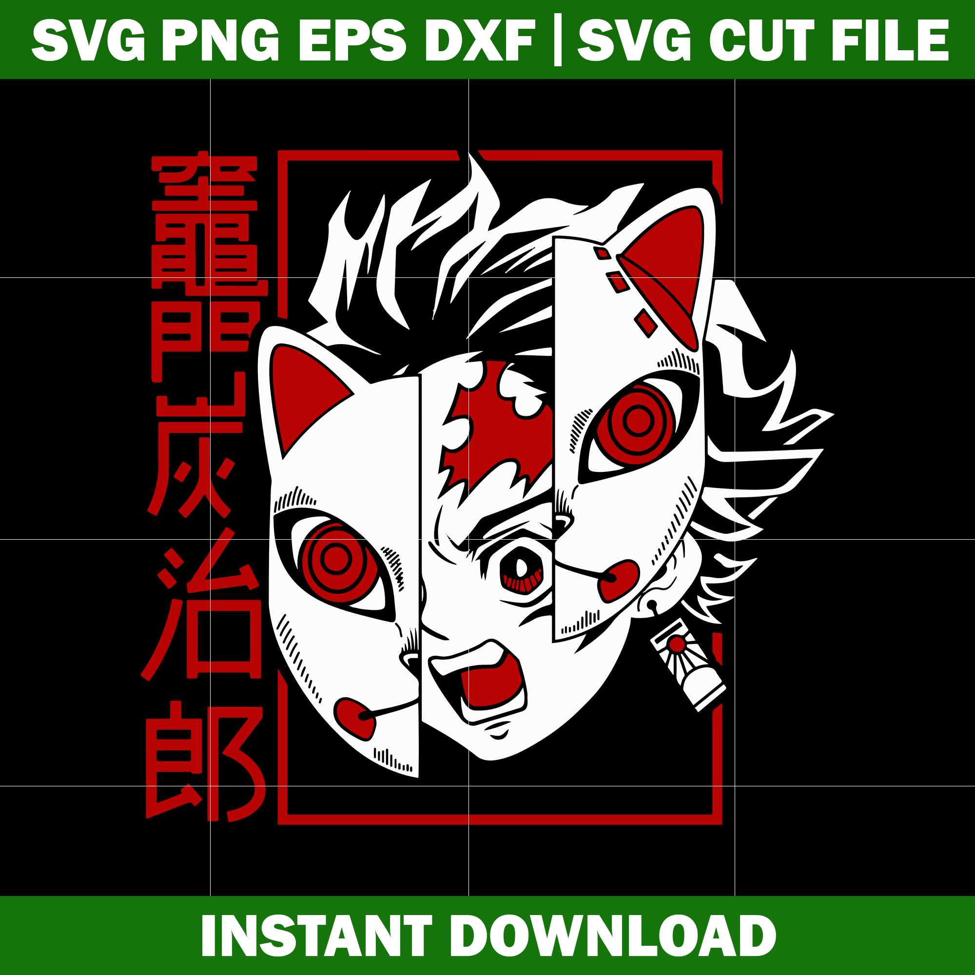 Kamado Tanjirou Svg, Demon Slayer svg, logo shirt svg, logo | Inspire ...