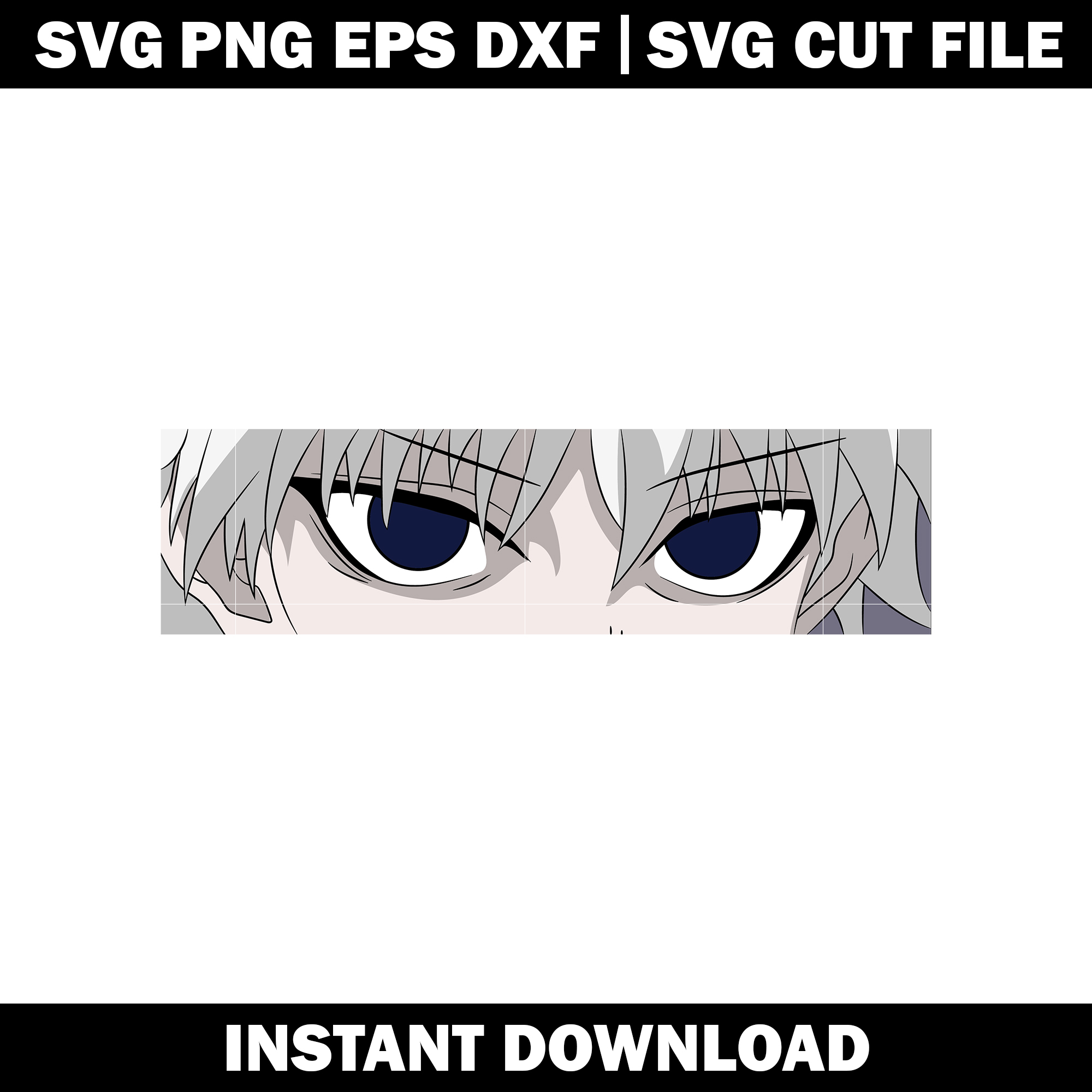 Anime Killua Zoldyck Svg, Hunter Hunter Svg, Anime svg, logo | Inspire ...