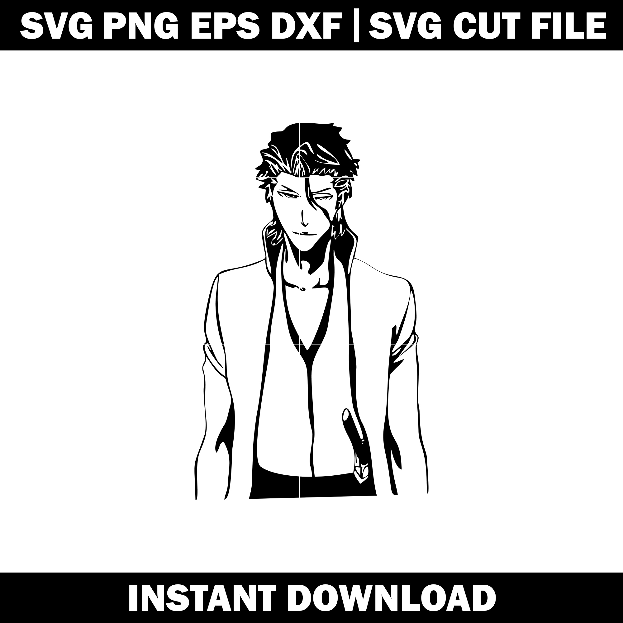Bleach aizen sousuke svg, aizen sousuke svg, Anime svg, logo | Inspire ...