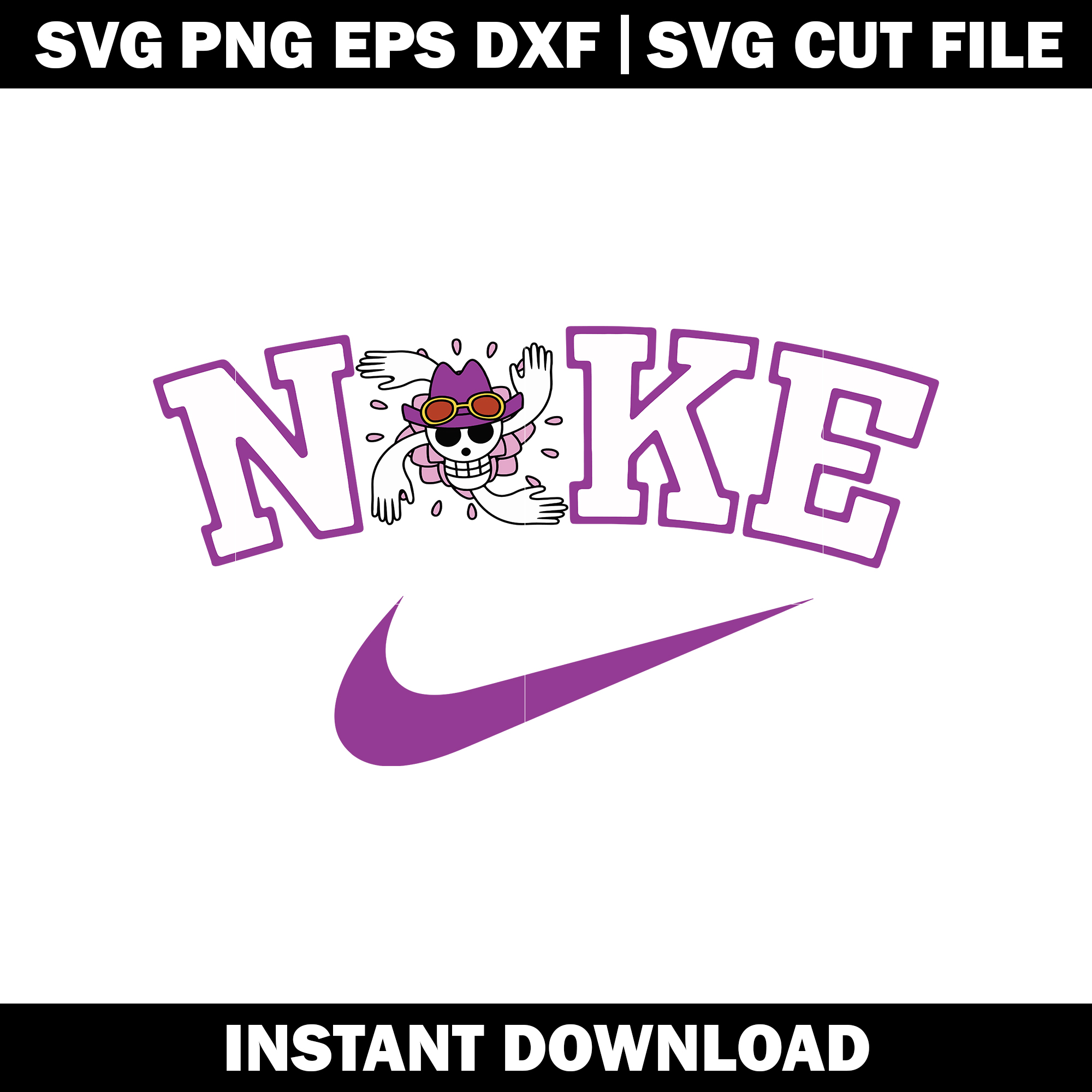 Nico Robin Jolly Roger nike Svg, Anime svg, logo shirt svg, - Inspire ...