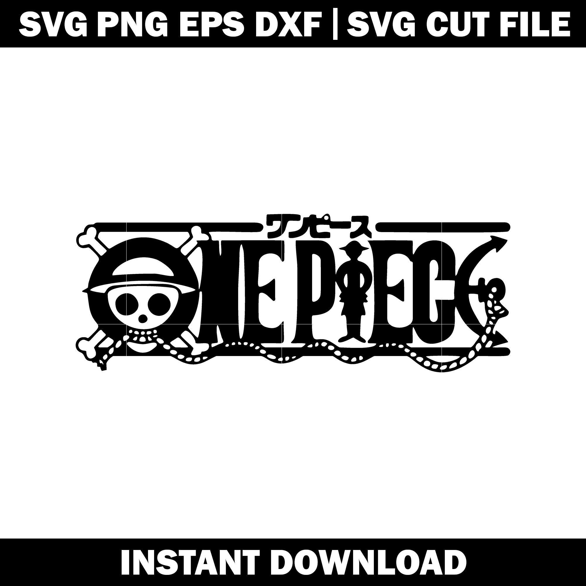 One Piece Logo Svg, Anime One Piece Log svg, Anime svg, logo - Inspire ...