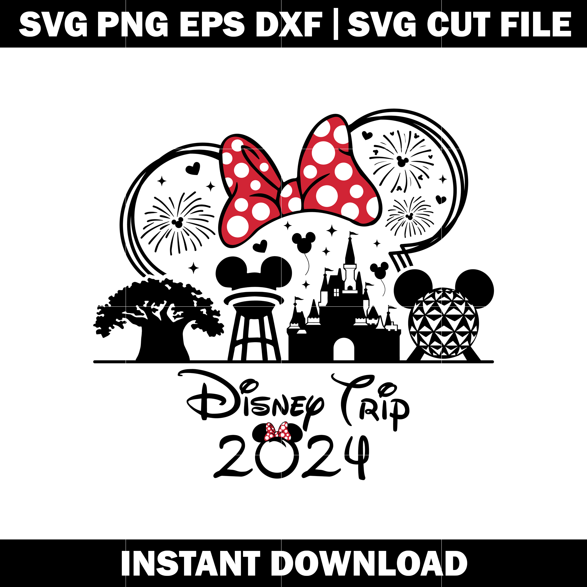 Disney Family Vacation 2024 svg, Disney vacation svg, logo d | Inspire ...