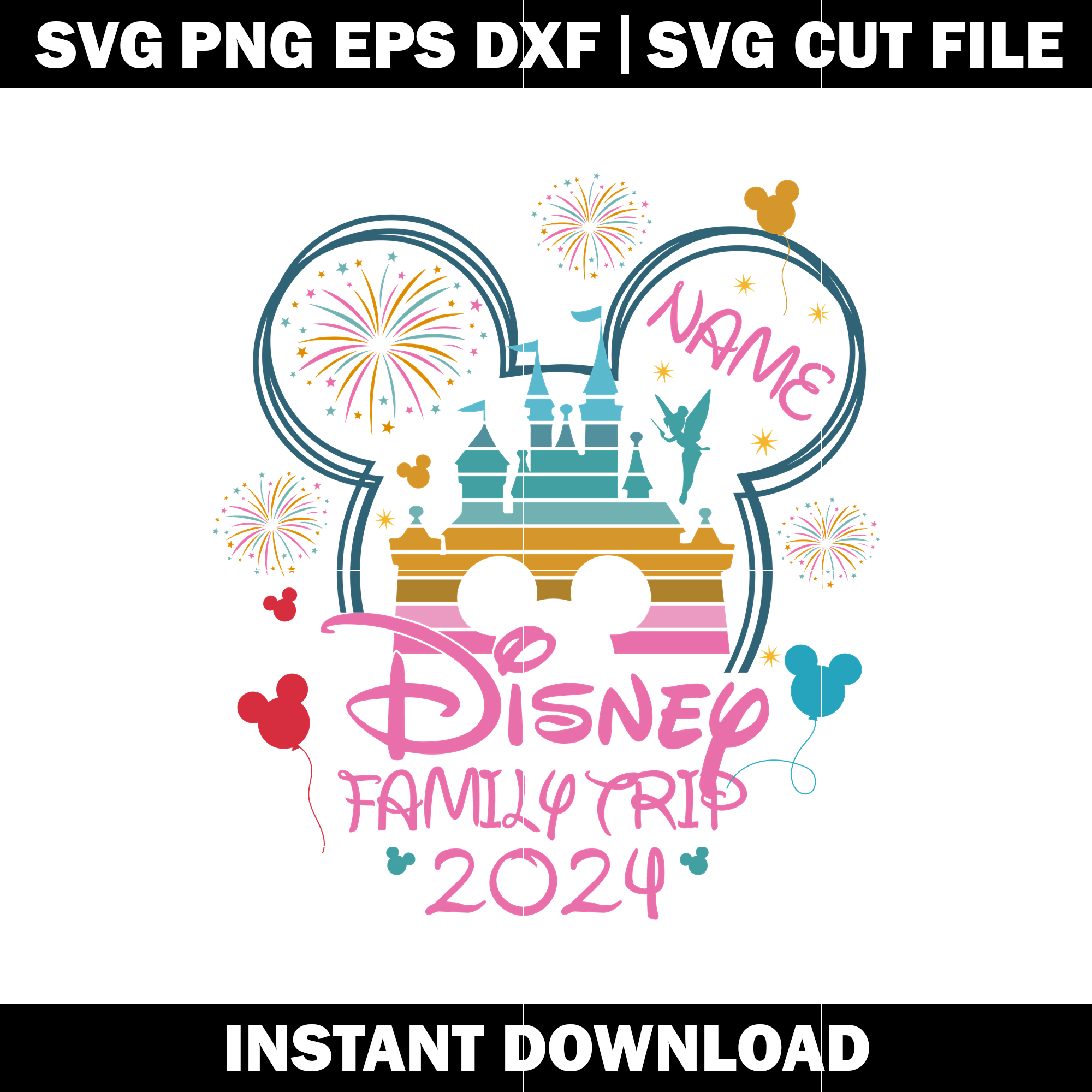 Mickey Mouse Head Easter Svg, Happy Easter svg, Disney vacat | Inspire ...