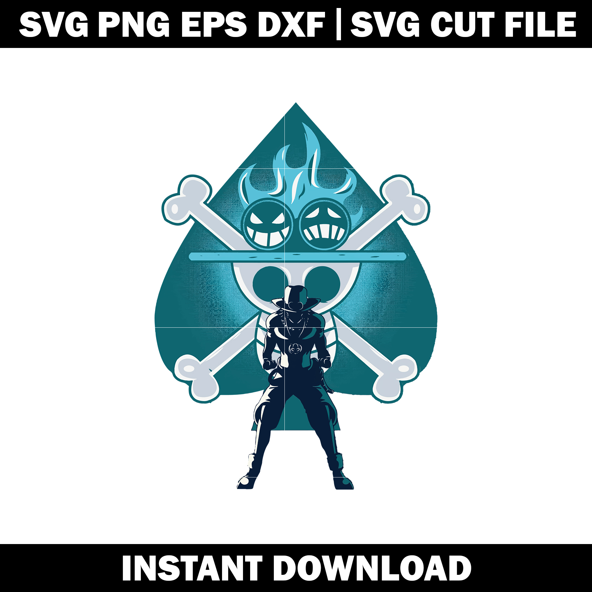 One Piece Skull Logo Svg, LOne Piece Svg, Anime svg, logo sh | Inspire ...