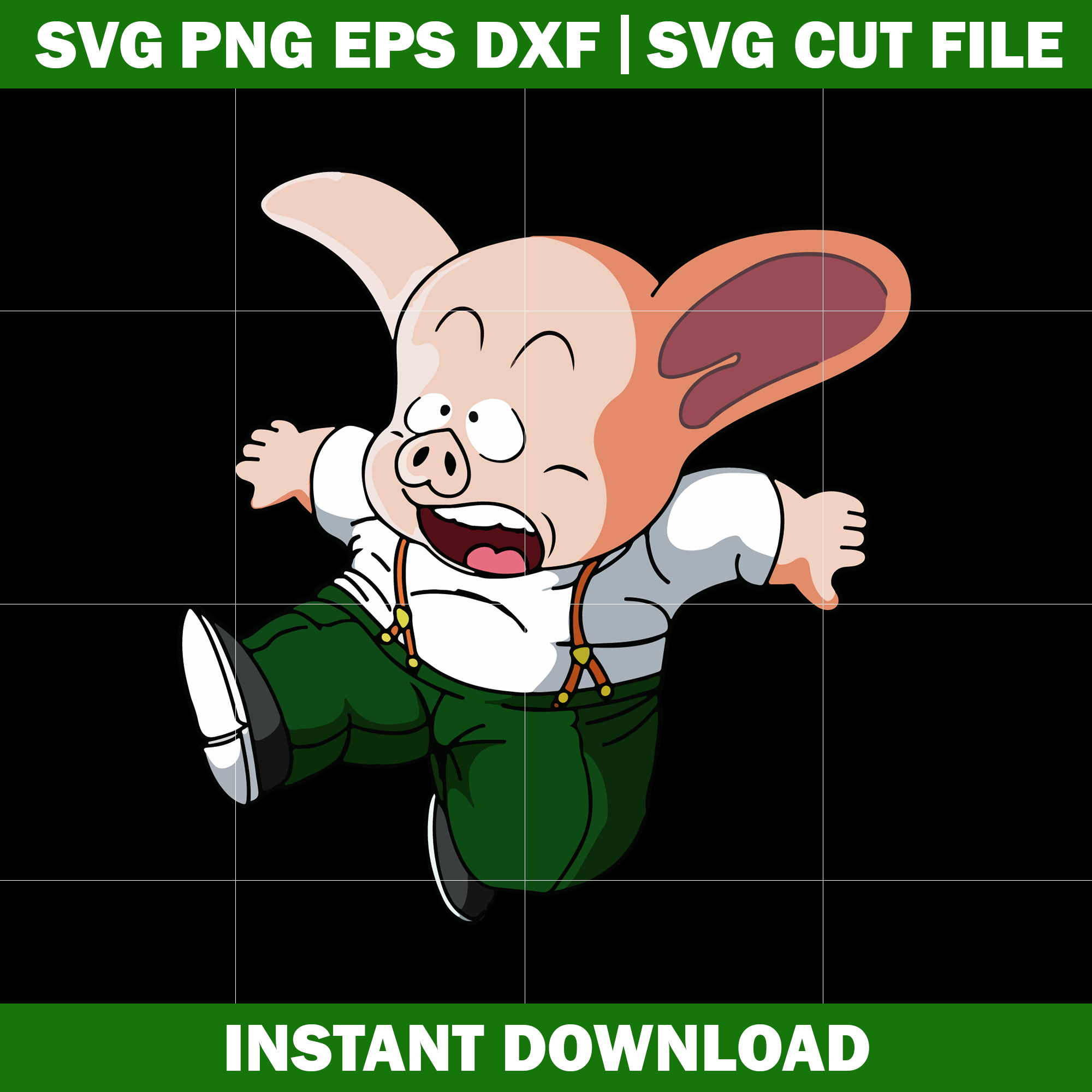 Oolong Dragon Ball Svg, Dragon Ball Svg, Anime svg, logo shi | Inspire ...
