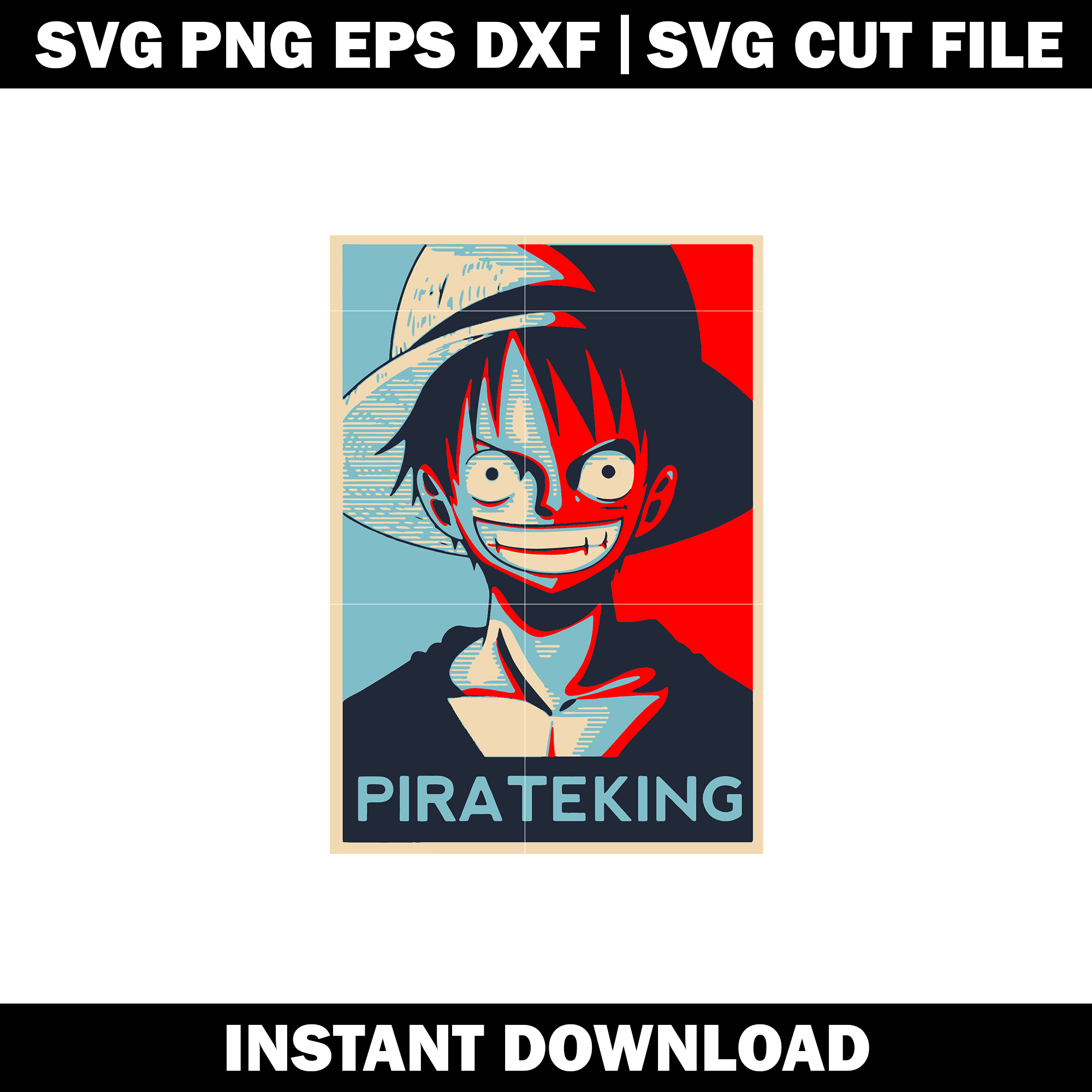 Pirateking Luffy Svg, Monkey D. Luffy Svg, Anime svg, logo s | Inspire ...