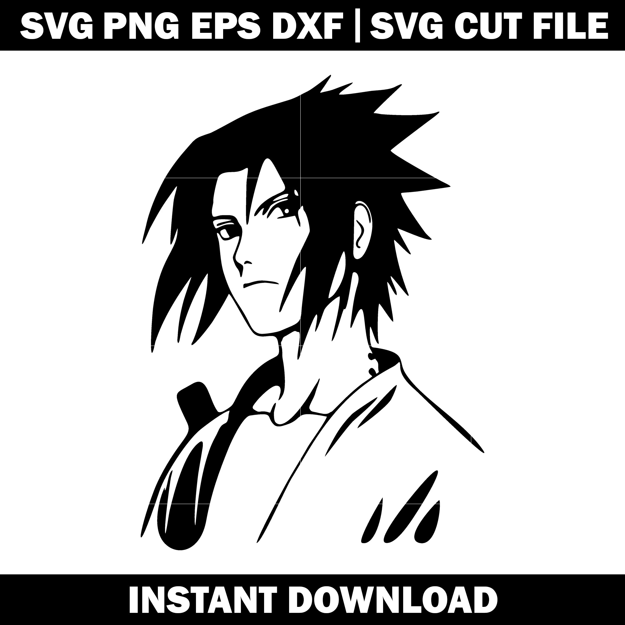 Adesivo Sasuke Uchiha Para Parede anime svg, anime svg, logo | Inspire ...
