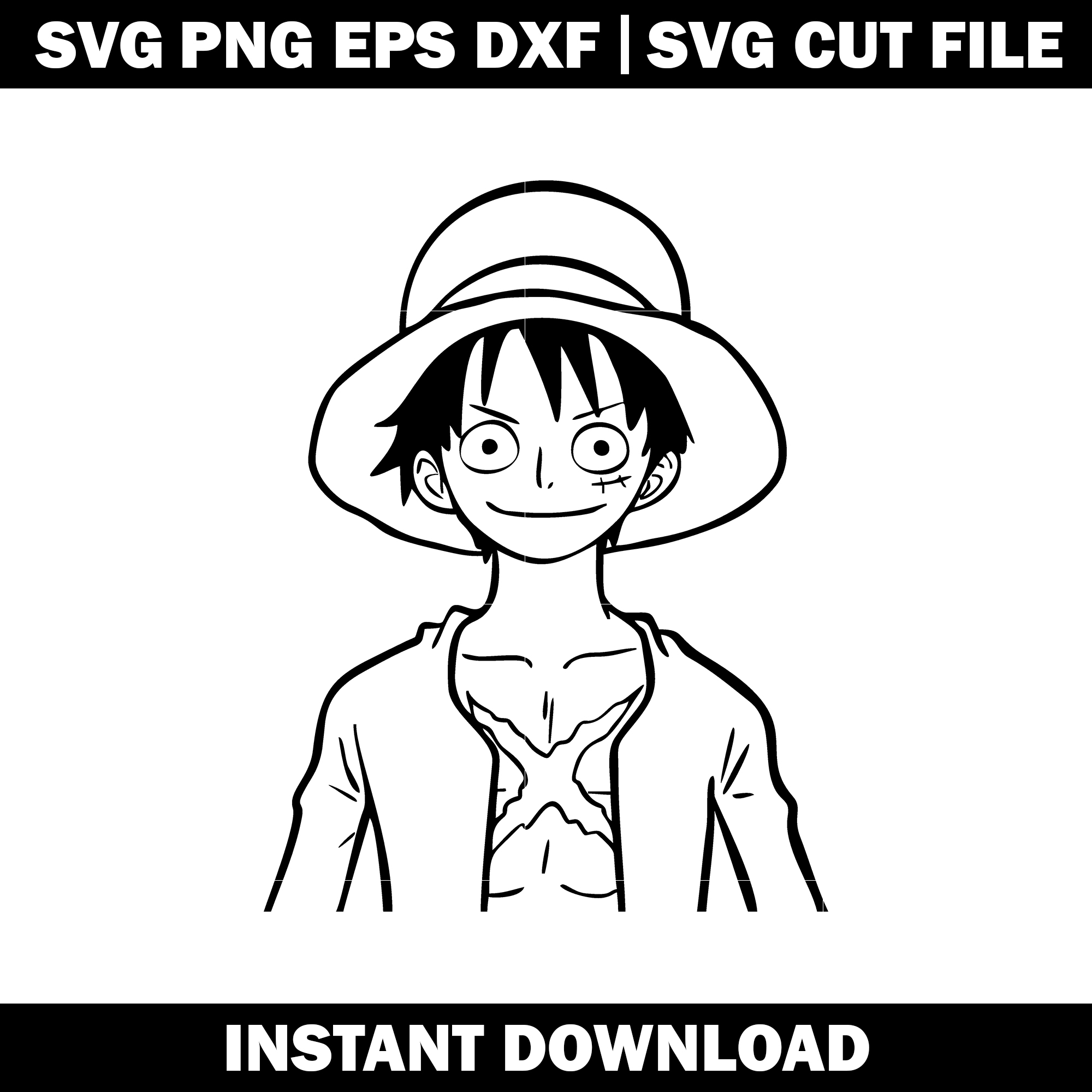 Smiling Luffy svg, Pirate Island svg, anime svg, logo shirt | Inspire ...