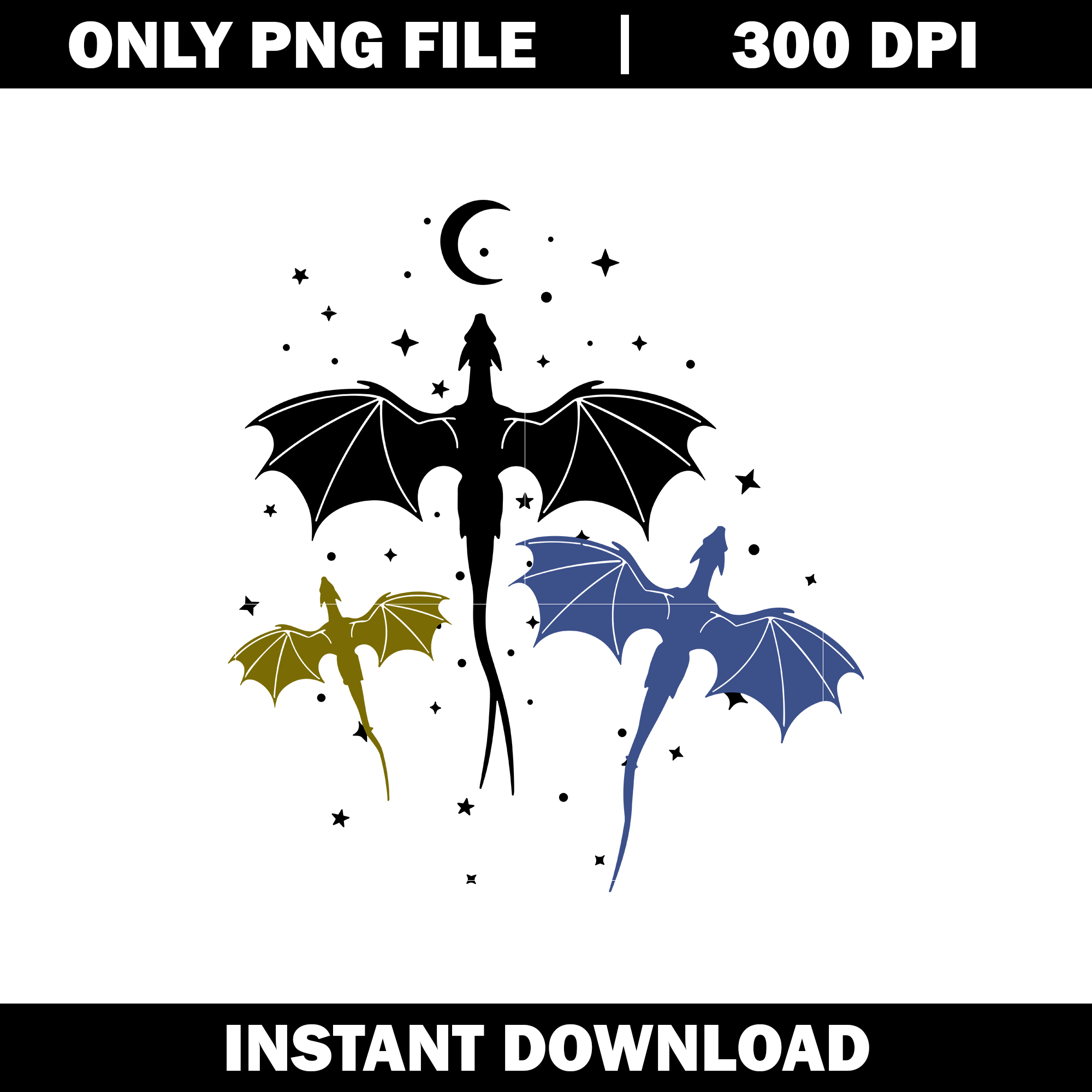 Quotes png, Trio of Black Gold and Navy Dragons png, logo sh | Inspire ...