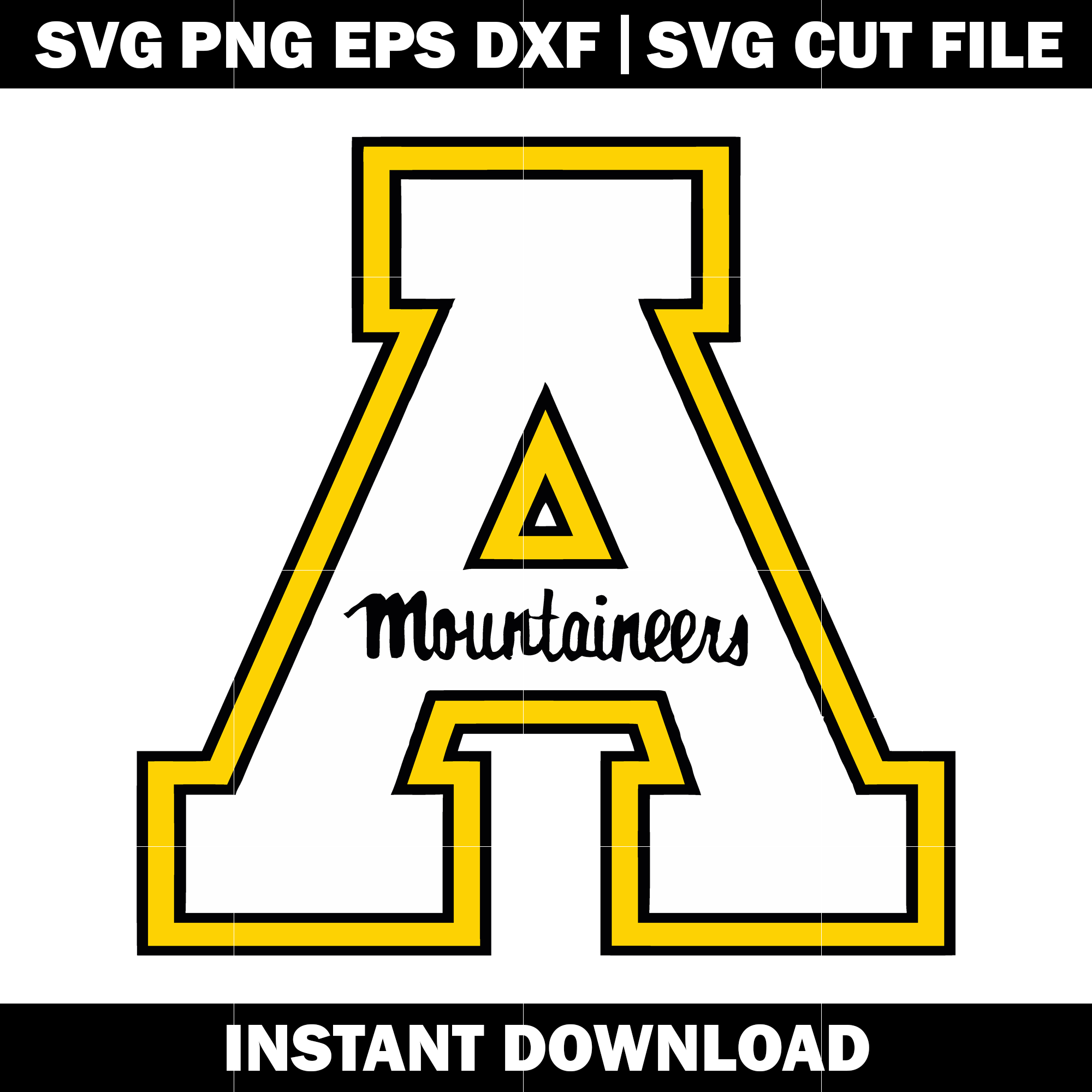 Appalachian state university logo Svg, Ncaa png, Logo Sport | Inspire ...