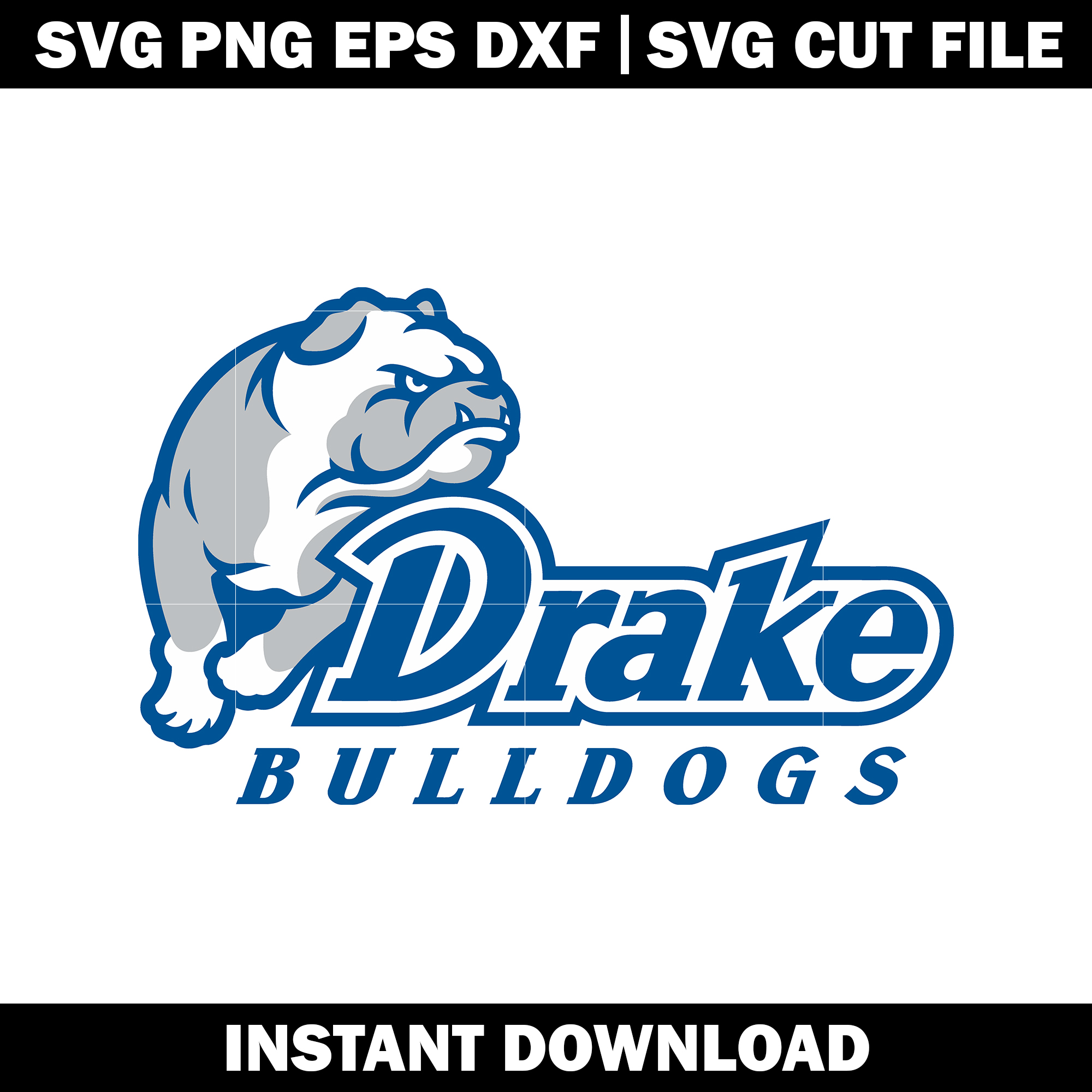 Drake Bulldogs logo Svg, Ncaa png, Logo Sport svg, logo shir - Inspire ...