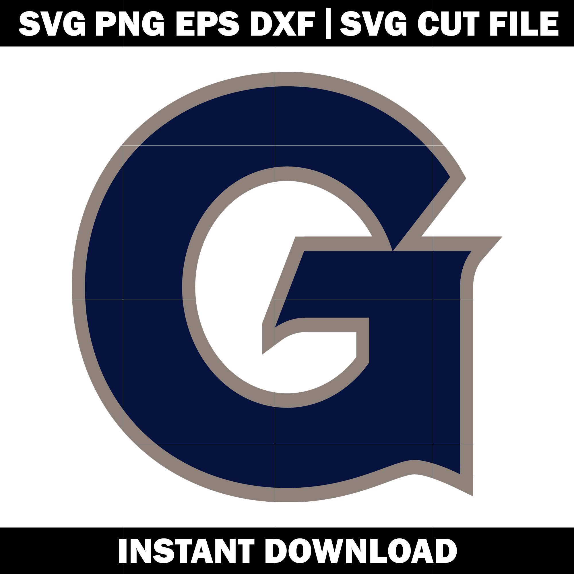 Georgetown hoyas logo Svg, Ncaa png, Logo Sport svg, logo sh | Inspire ...